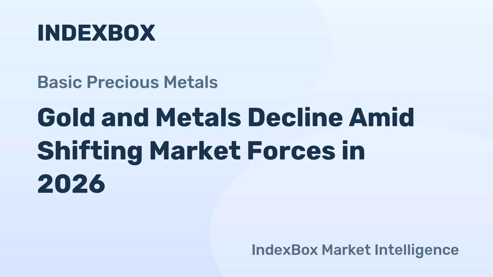 Gold and Metals Decline Amid Shifting Market Forces in 2026