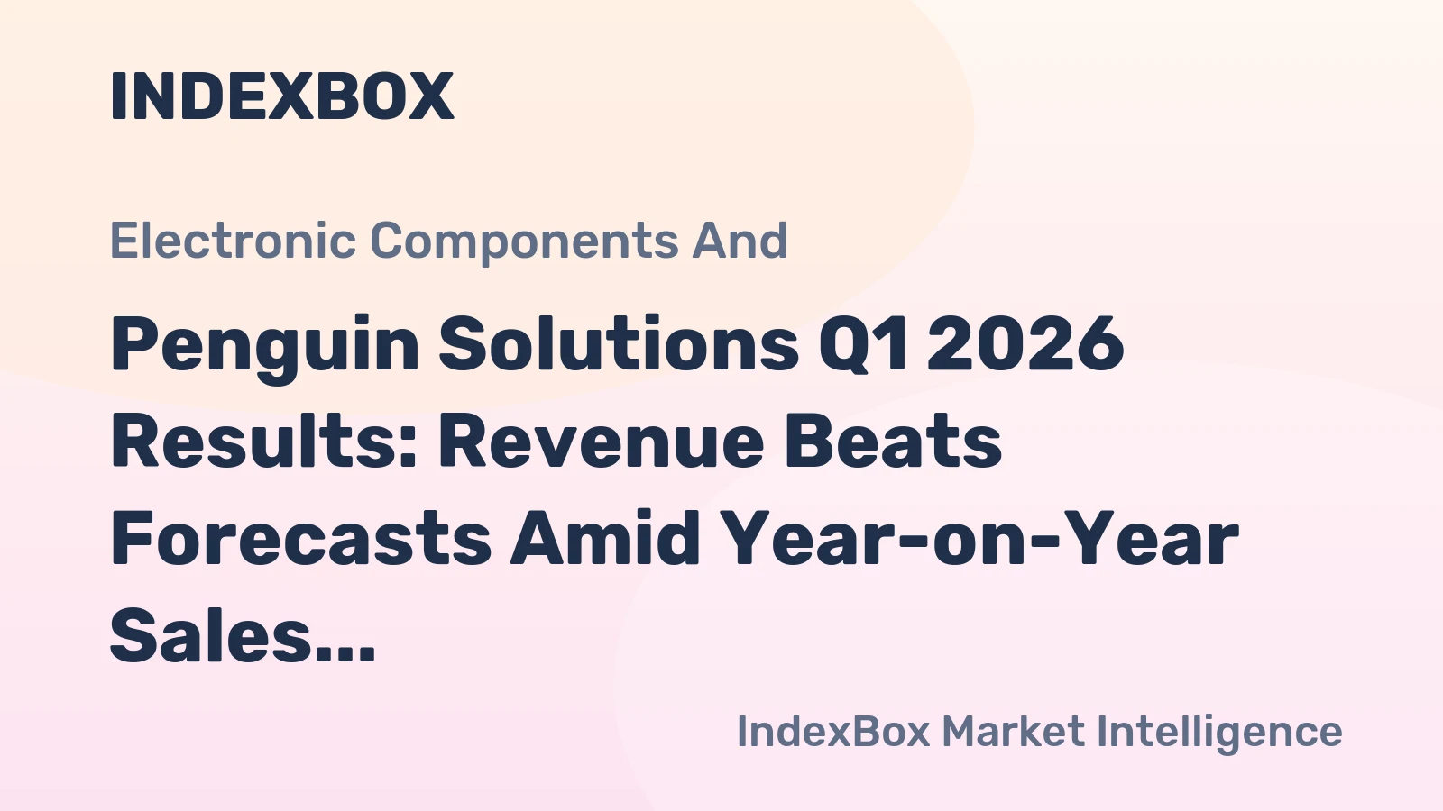Penguin Solutions Q1 2026 Results: Revenue Beats Forecasts Amid Year-on-Year Sales Decline