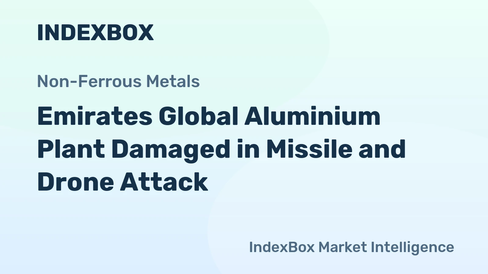 Emirates Global Aluminium Plant Damaged in Missile and Drone Attack