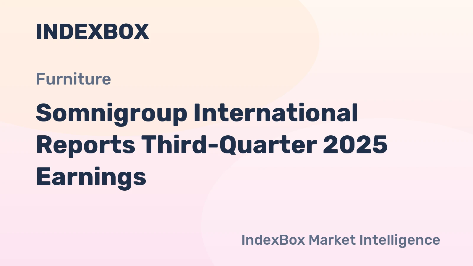 Somnigroup International Reports Third-Quarter 2025 Earnings