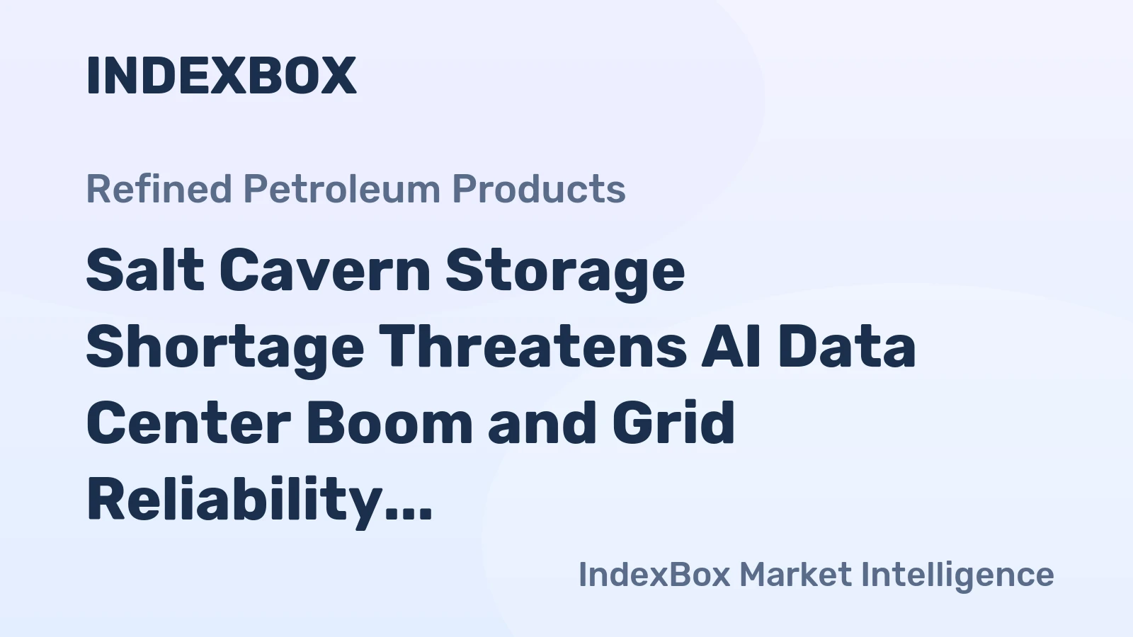Salt Cavern Storage Shortage Threatens AI Data Center Boom and Grid Reliability