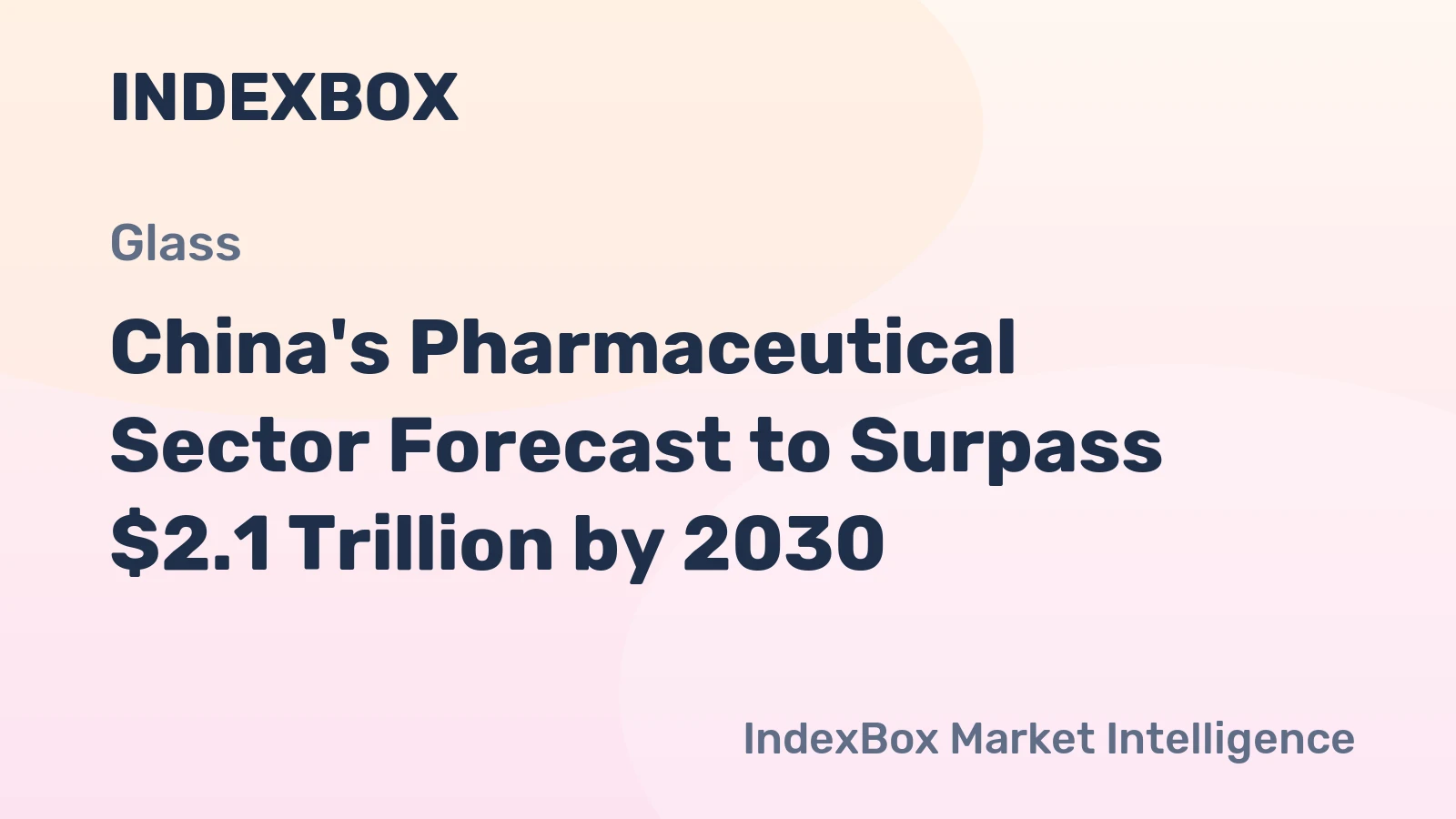 China's Pharmaceutical Sector Forecast to Surpass $2.1 Trillion by 2030