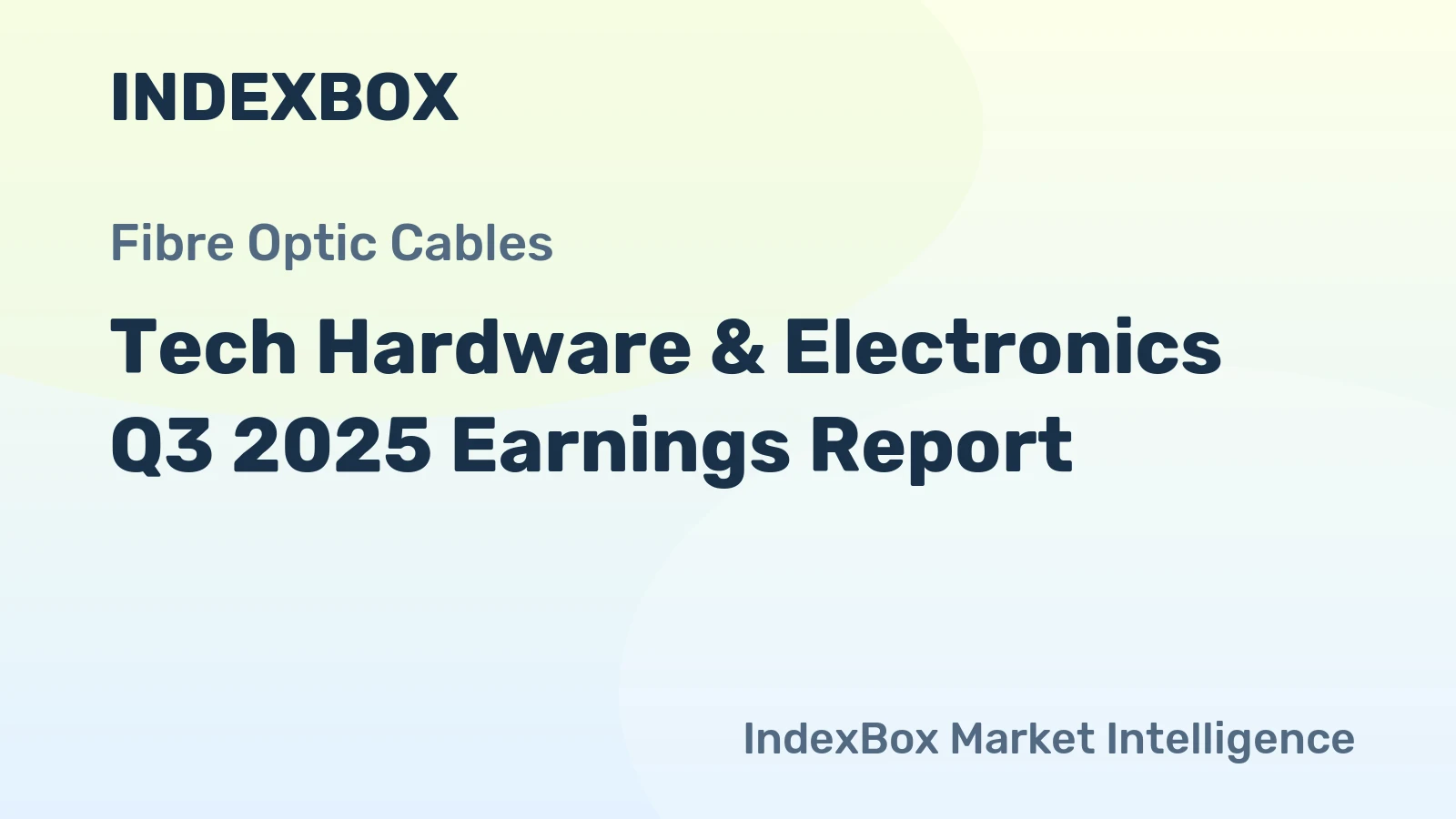 Tech Hardware & Electronics Q3 2025 Earnings Report