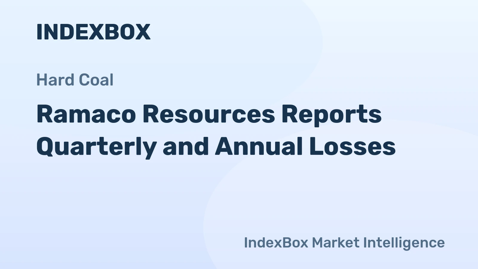 Ramaco Resources Reports Quarterly and Annual Losses