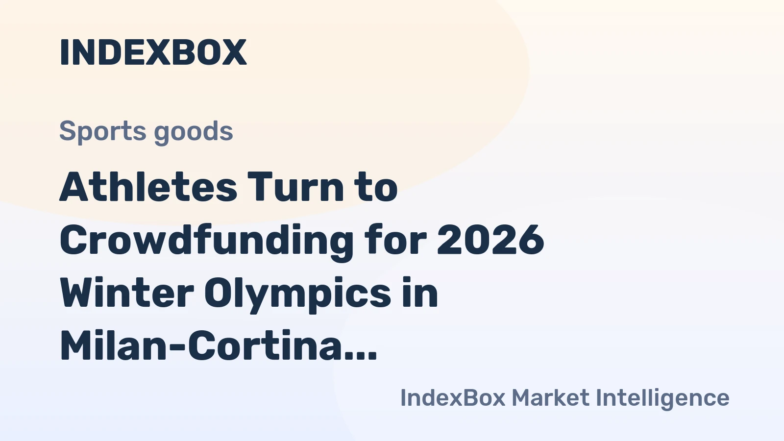 Athletes Turn to Crowdfunding for 2026 Winter Olympics in Milan-Cortina