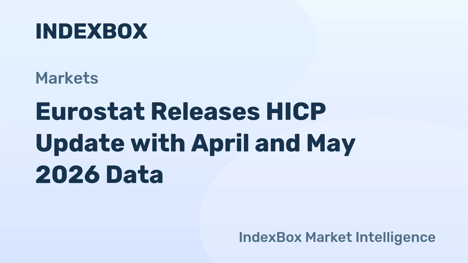 Eurostat Releases HICP Update with April and May 2026 Data