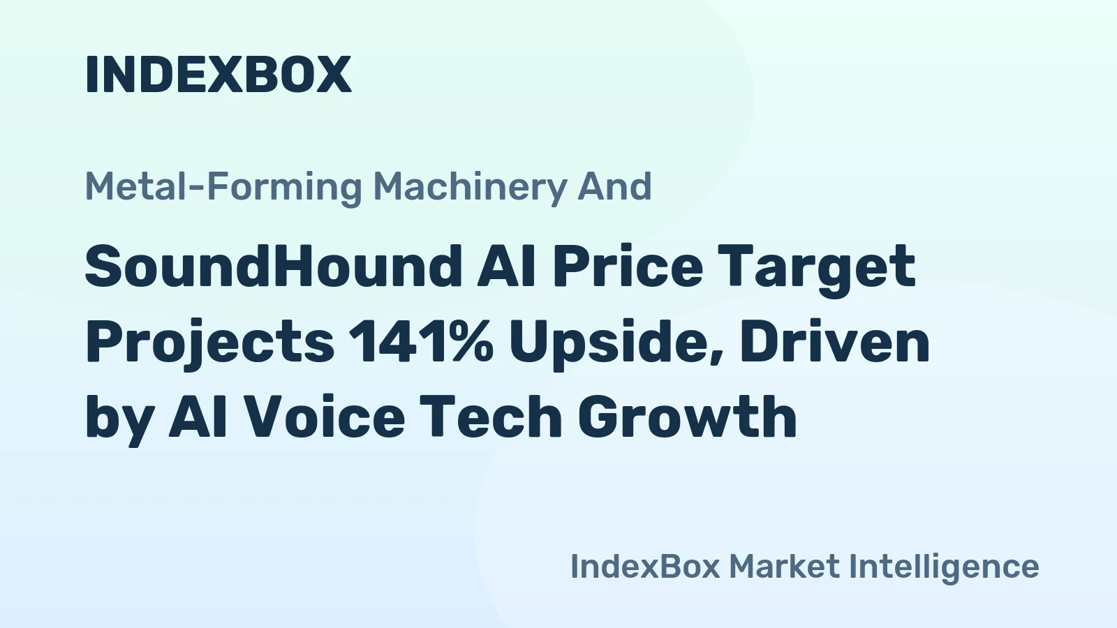 SoundHound AI Price Target Projects 141% Upside, Driven by AI Voice Tech Growth