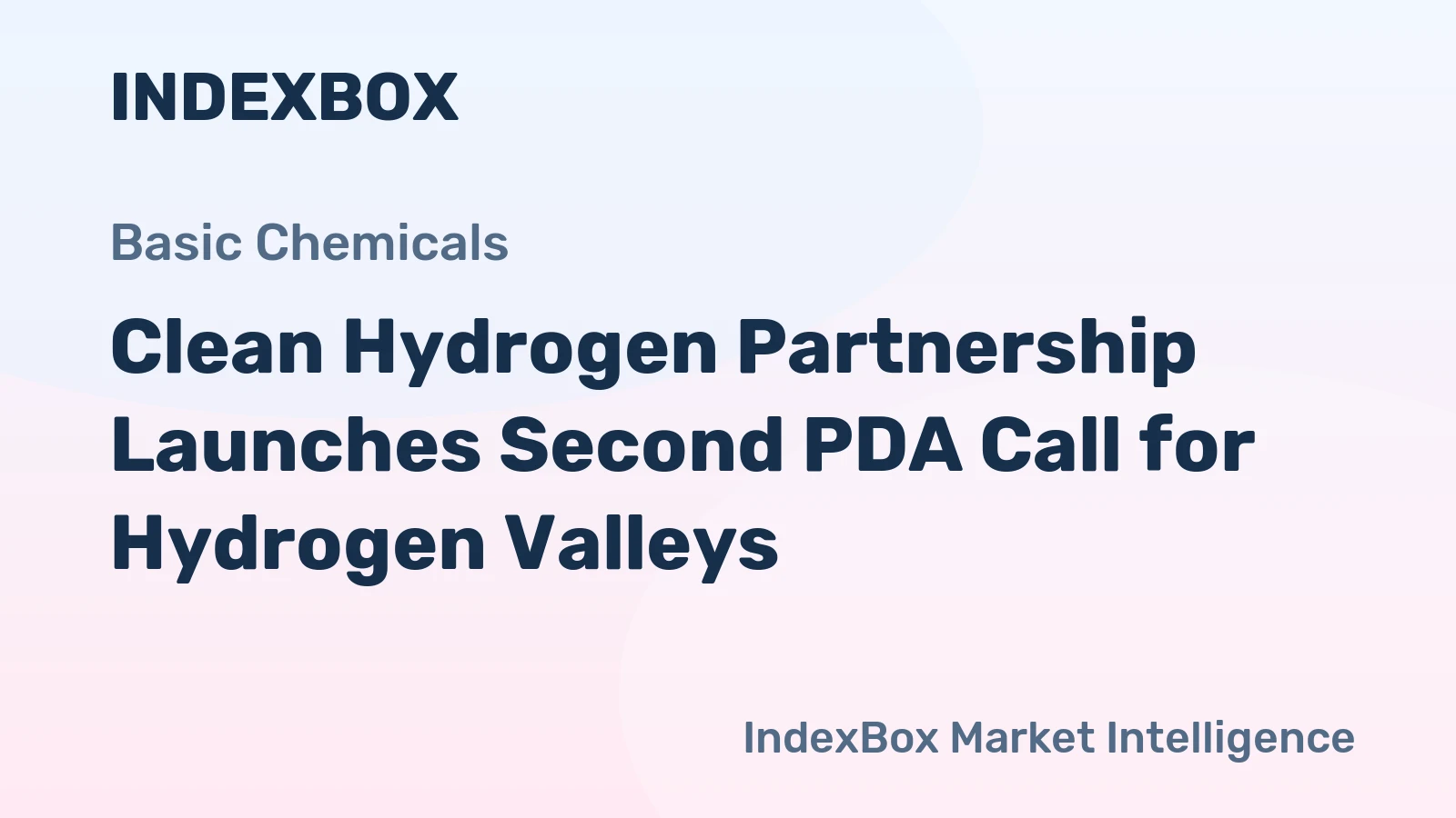 Clean Hydrogen Partnership Launches Second PDA Call for Hydrogen Valleys