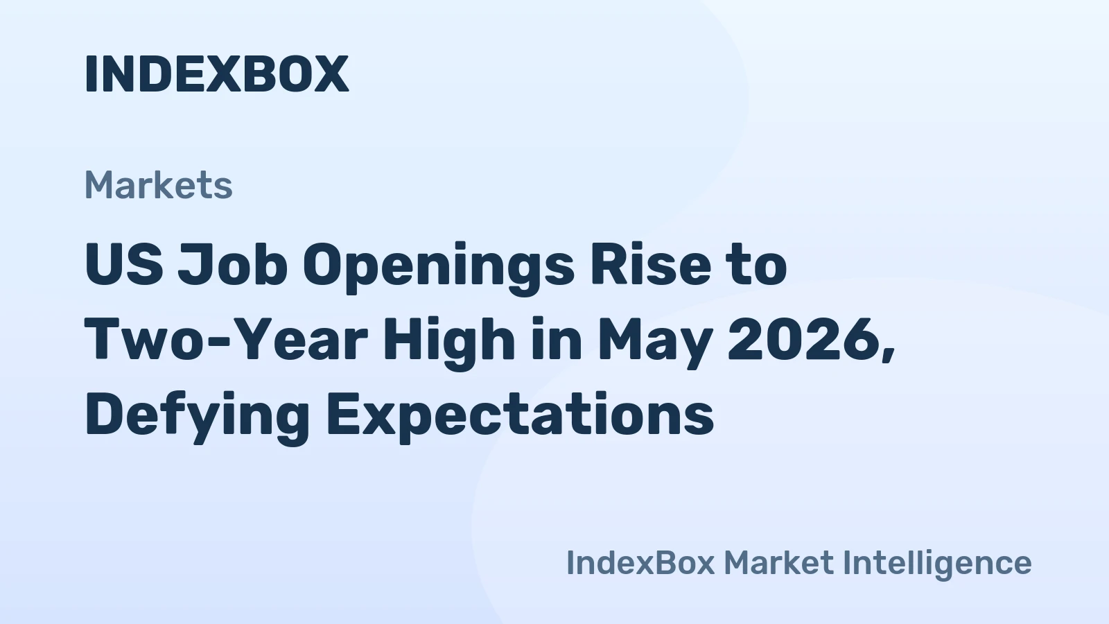 US Job Openings Rise to Two-Year High in May 2026, Defying Expectations
