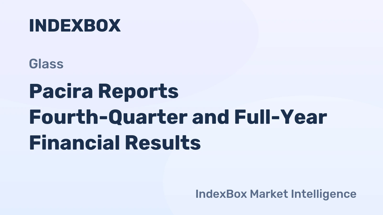 Pacira Reports Fourth-Quarter and Full-Year Financial Results