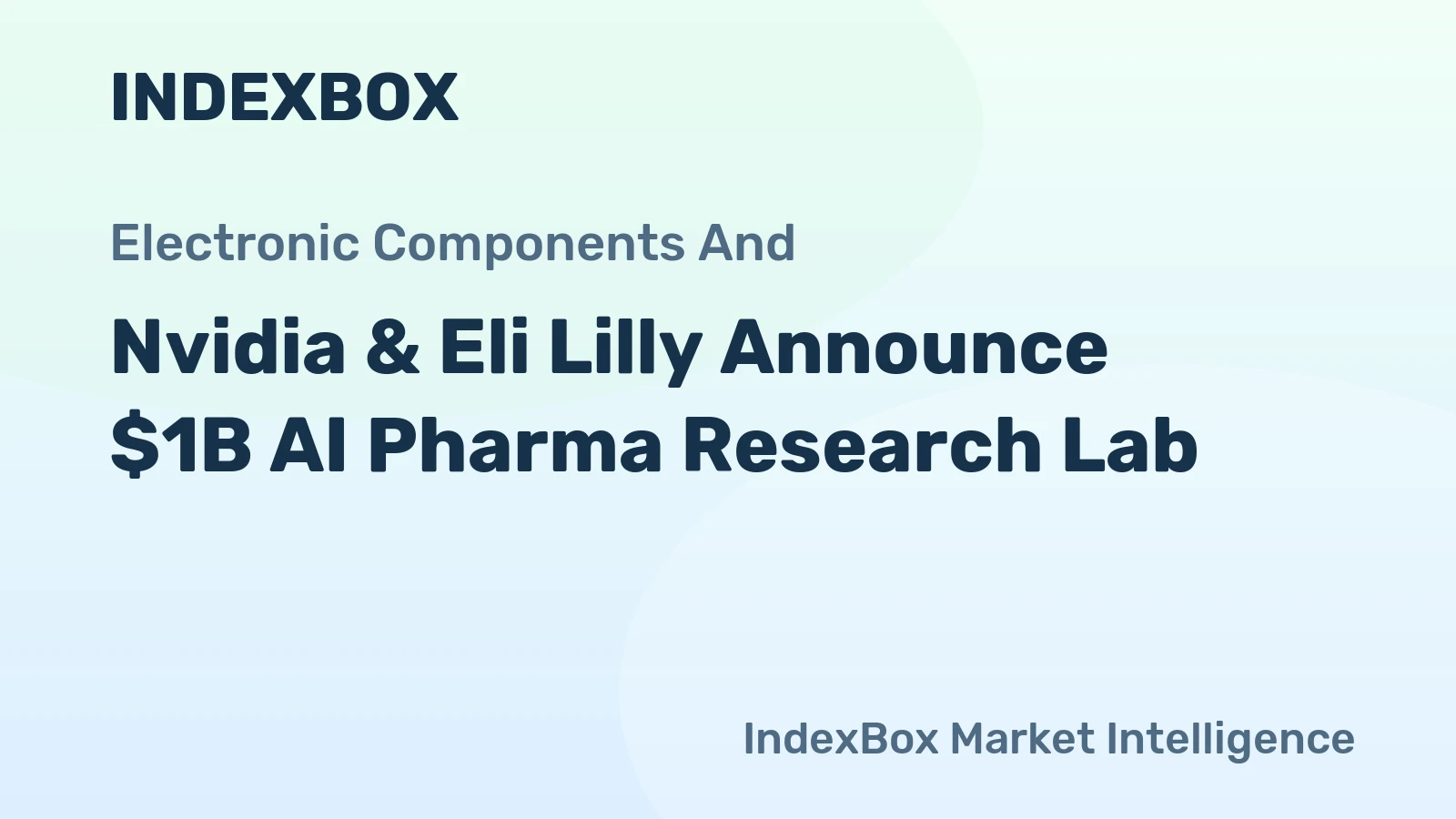 Nvidia & Eli Lilly Announce $1B AI Pharma Research Lab