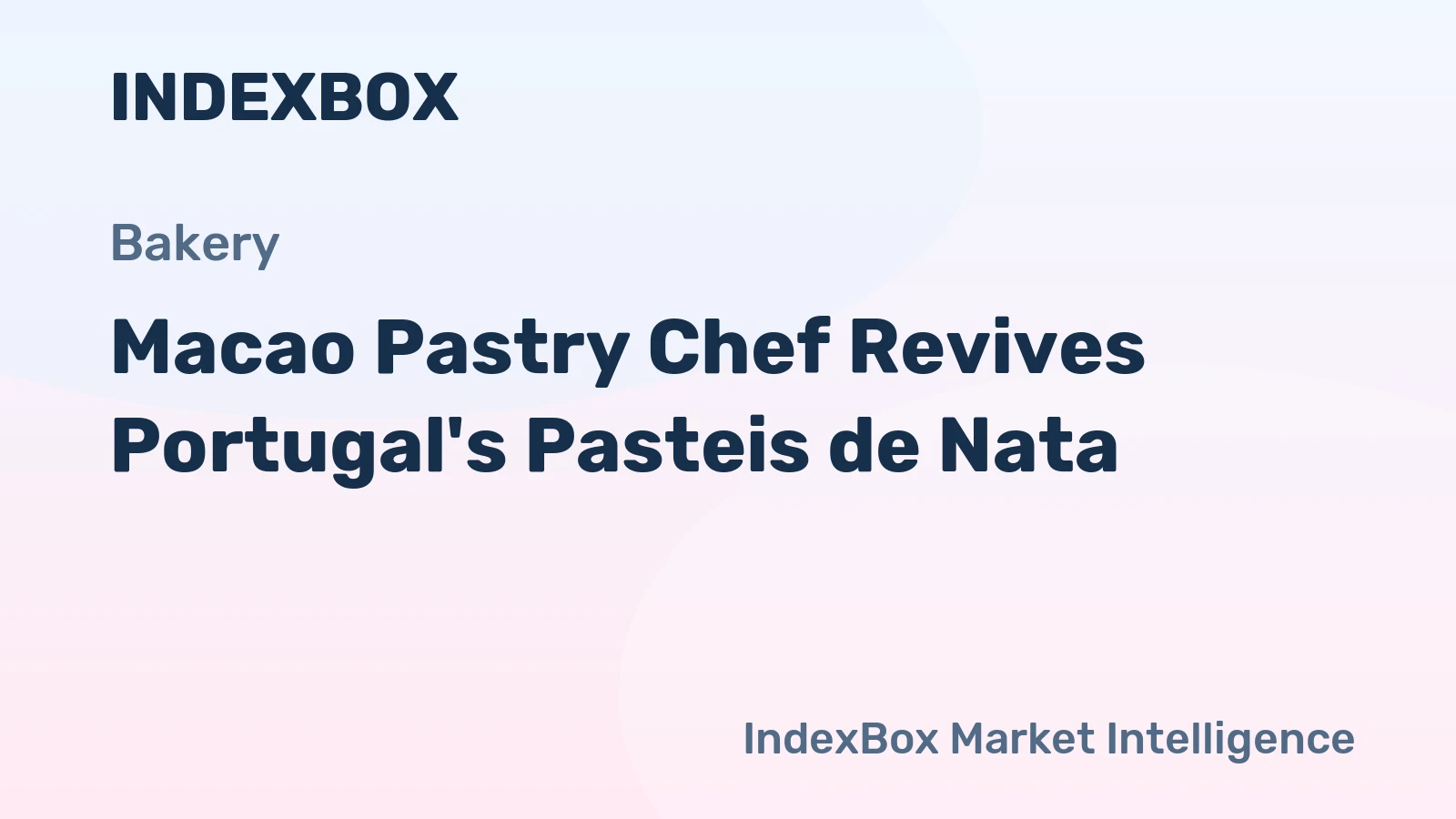 Macao Pastry Chef Revives Portugal's Pasteis de Nata
