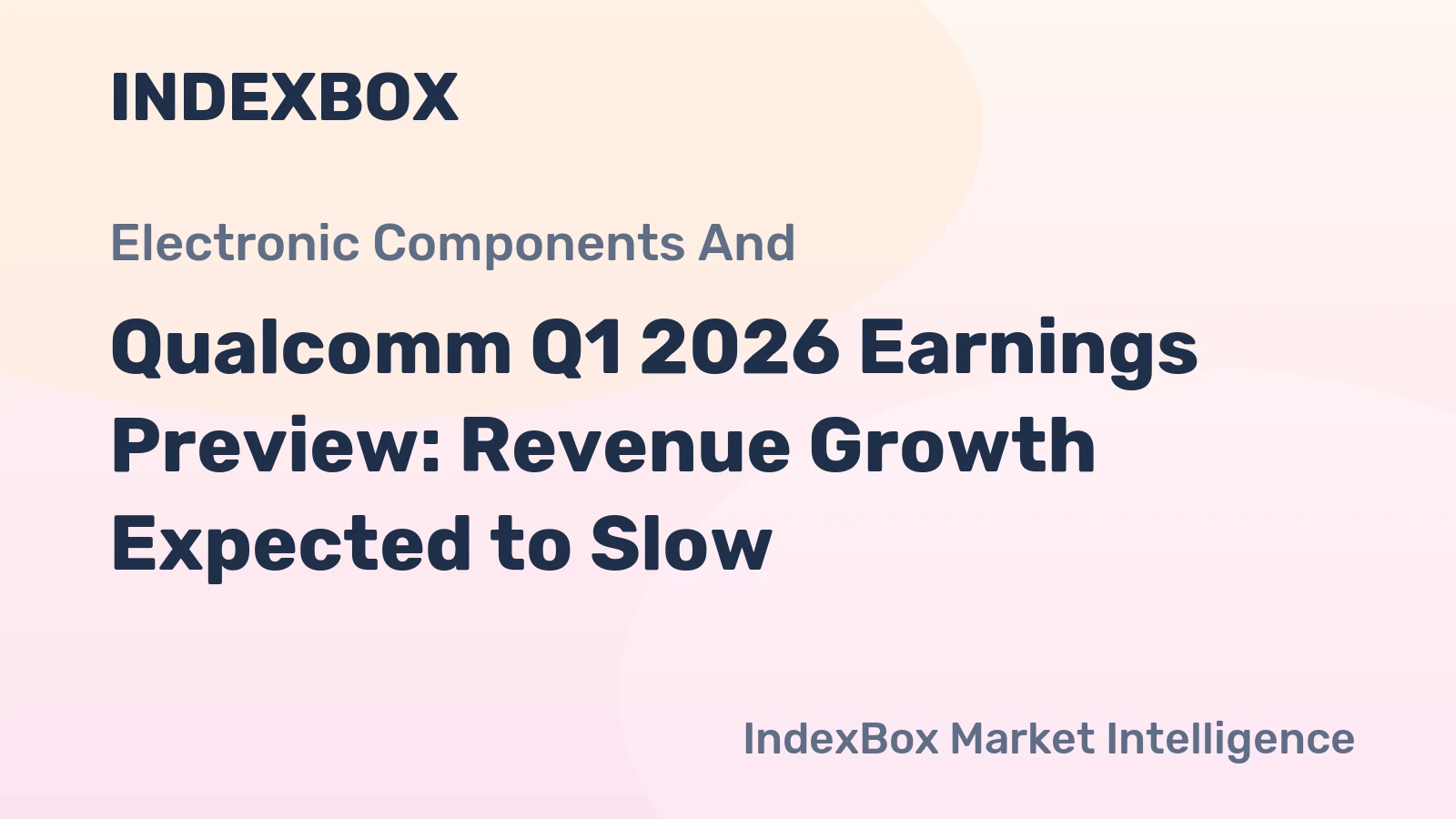 Qualcomm Q1 2026 Earnings Preview: Revenue Growth Expected to Slow