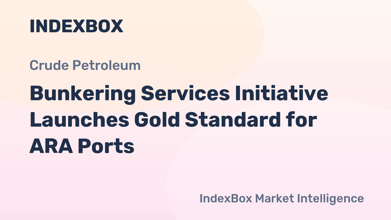 Bunkering Services Initiative Launches Gold Standard for ARA Ports