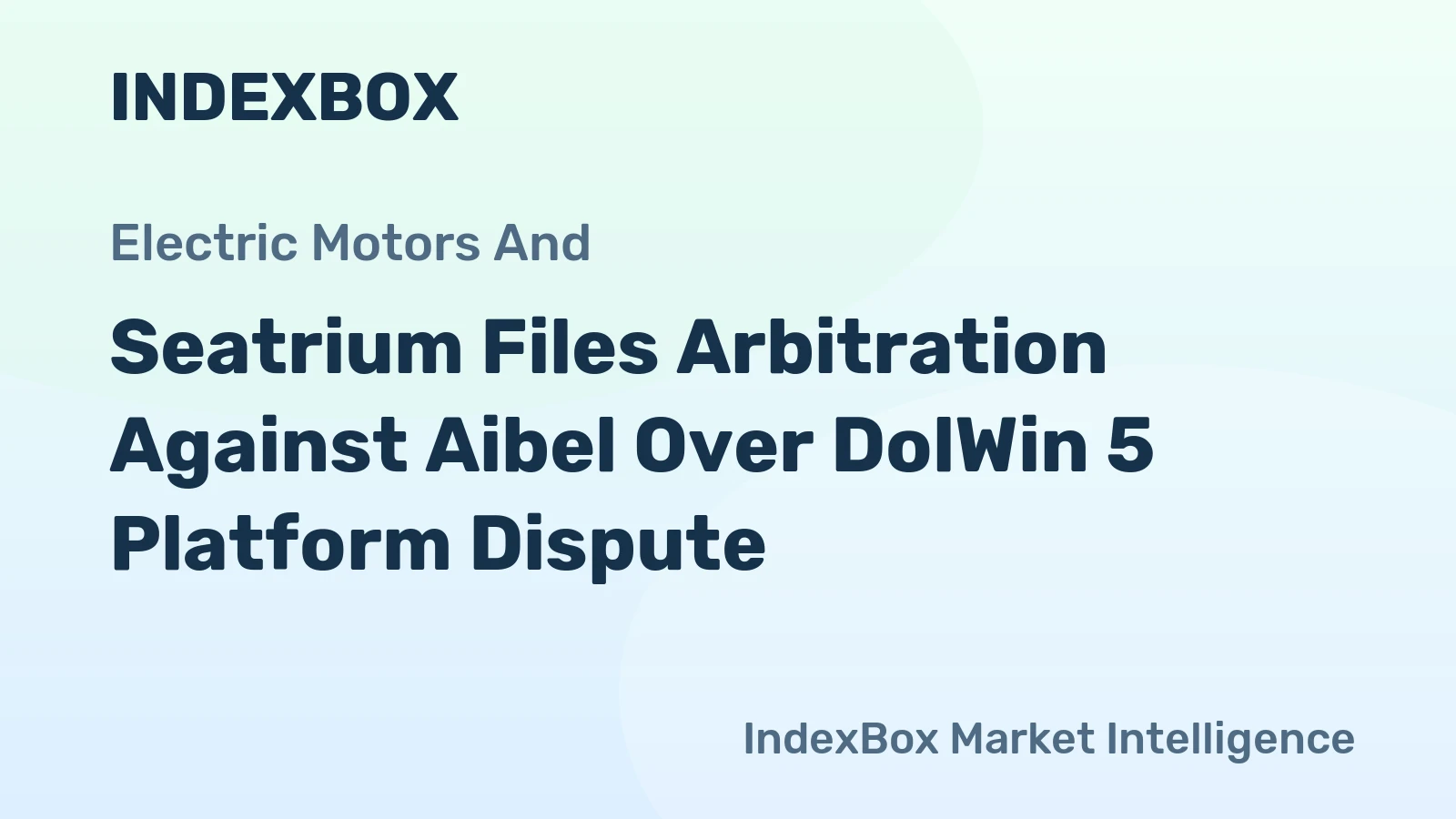 Seatrium Files Arbitration Against Aibel Over DolWin 5 Platform Dispute