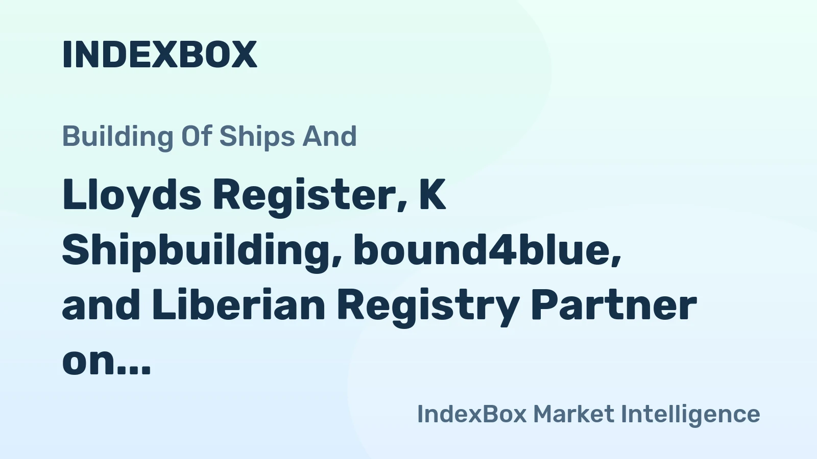 Lloyds Register, K Shipbuilding, bound4blue, and Liberian Registry Partner on Wind-Assisted MR Tanker Design