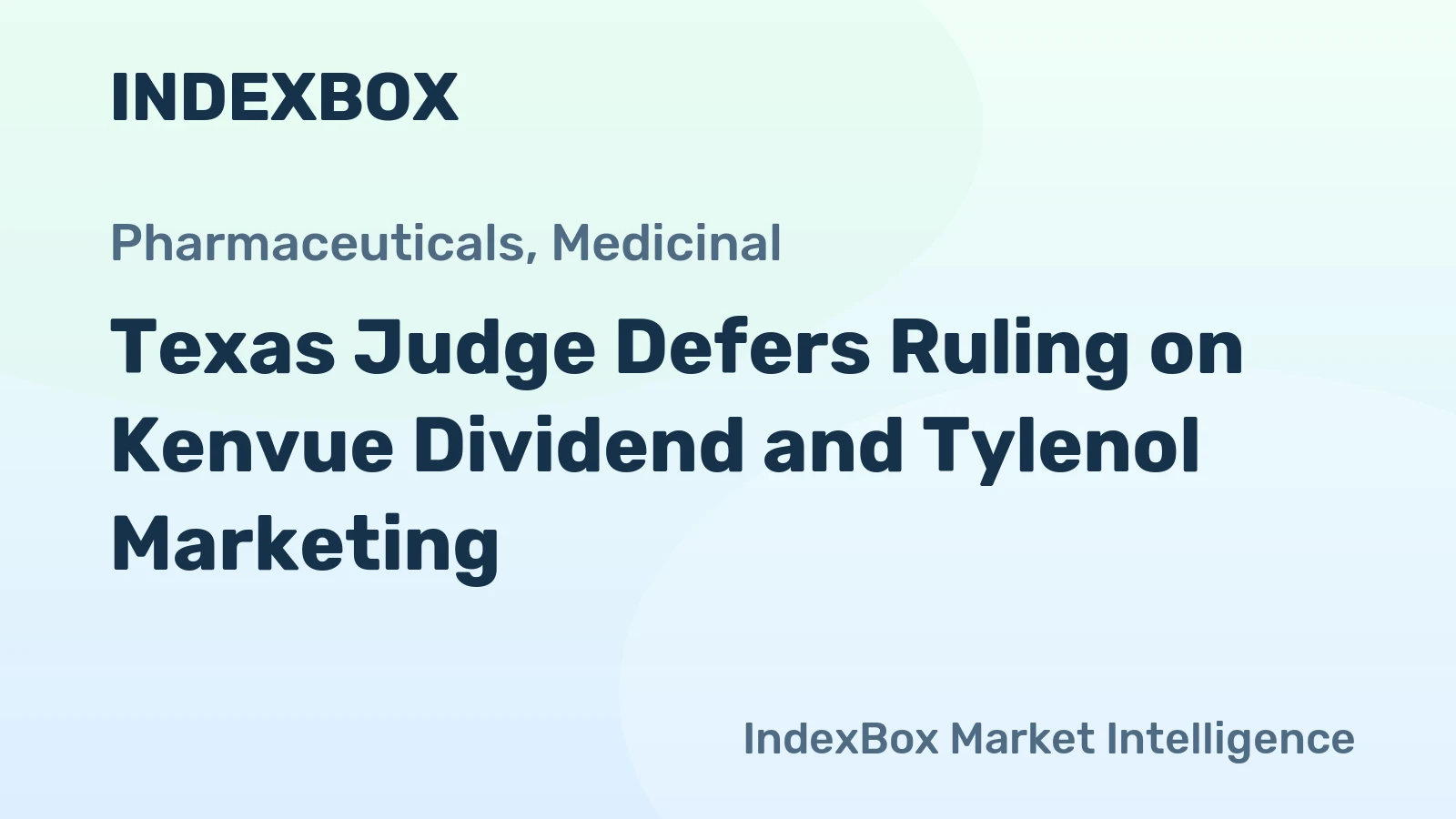 Texas Judge Defers Ruling on Kenvue Dividend and Tylenol Marketing