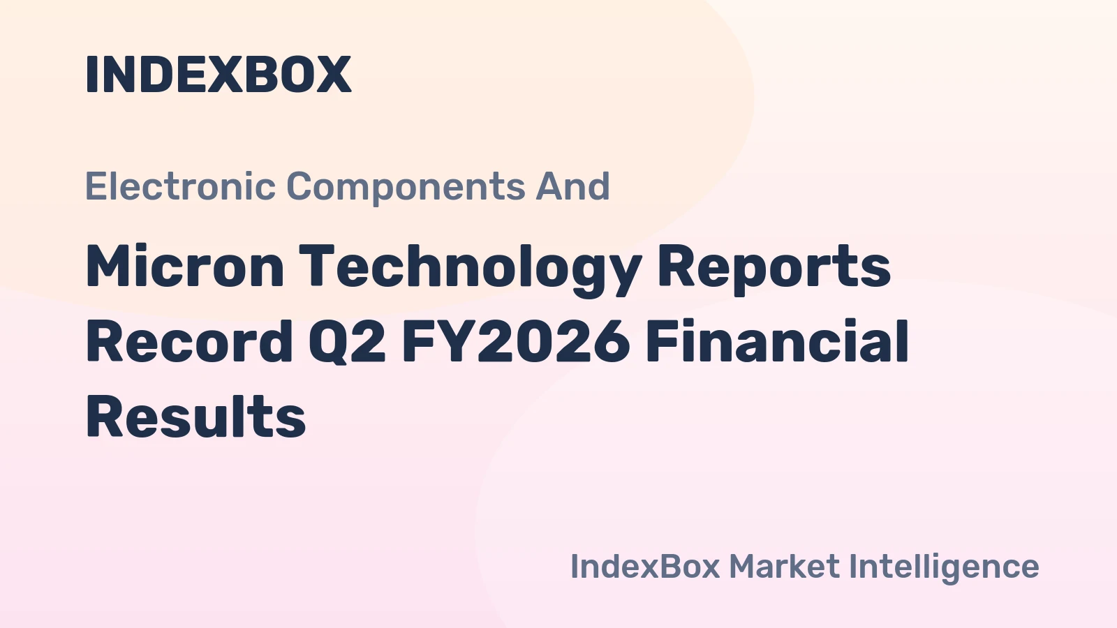 Micron Technology Reports Record Q2 FY2026 Financial Results