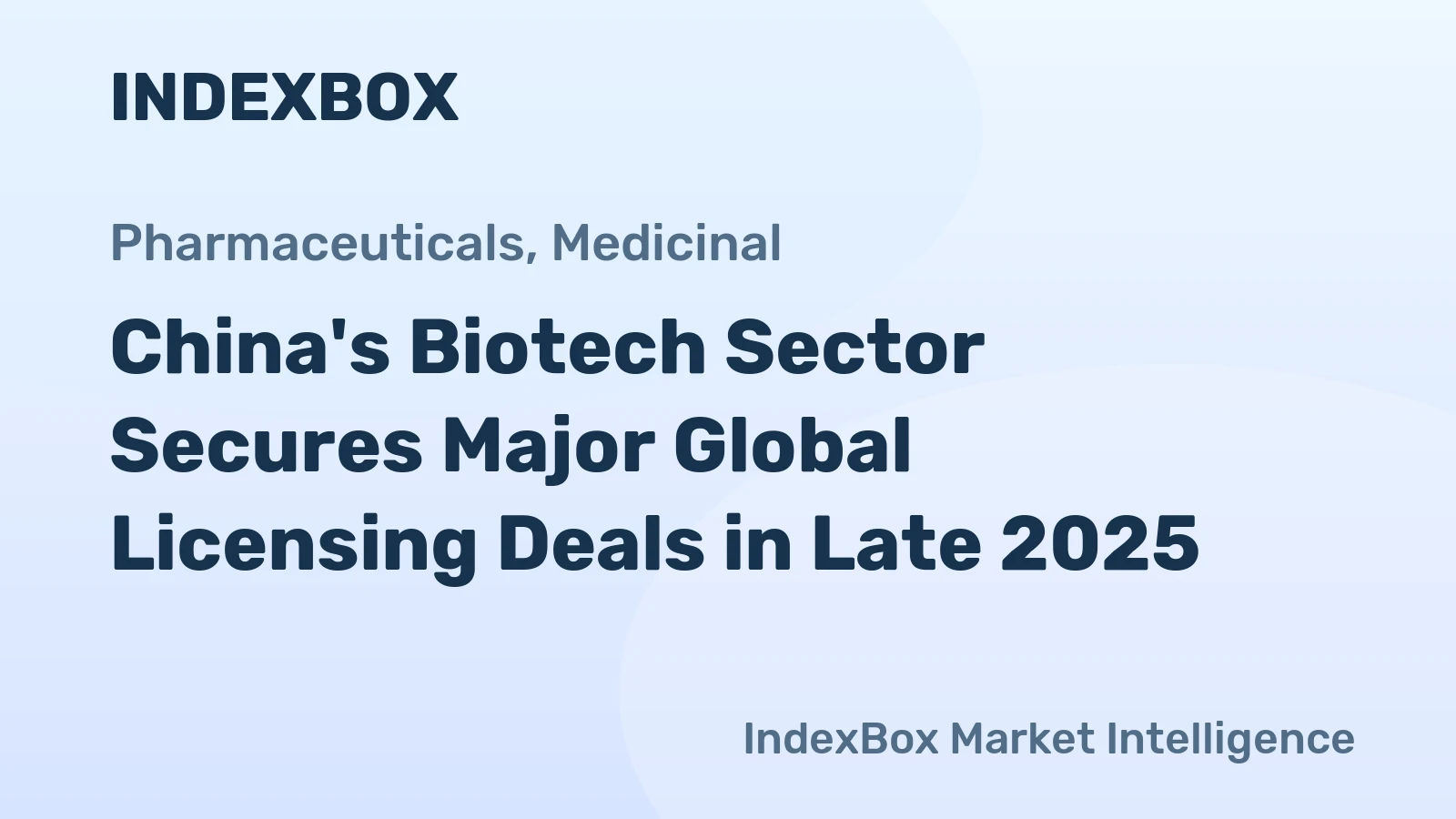 China's Biotech Sector Secures Major Global Licensing Deals in Late 2025