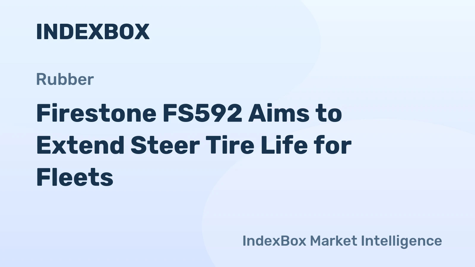 Firestone FS592 Aims to Extend Steer Tire Life for Fleets