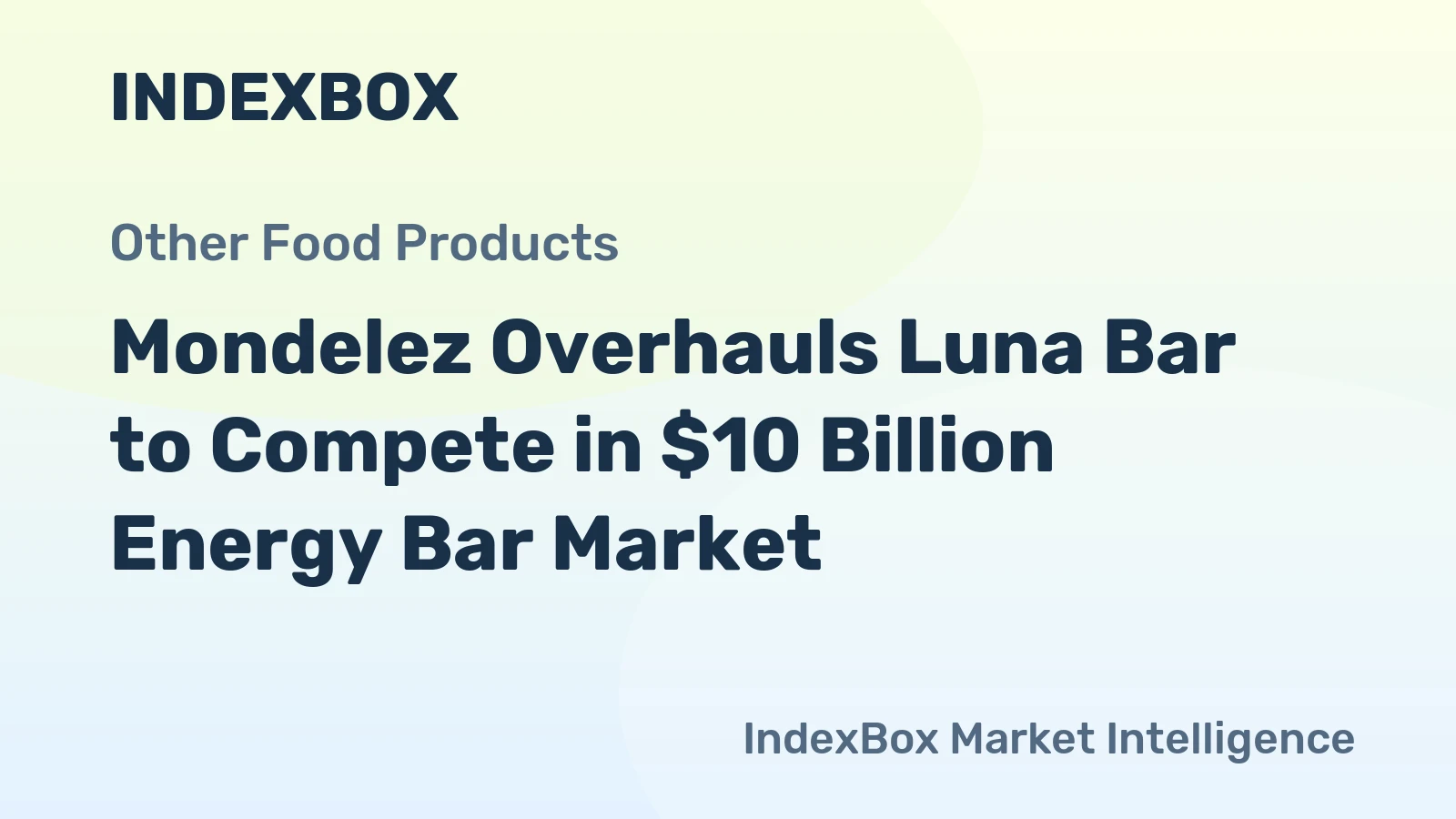 Mondelez Overhauls Luna Bar to Compete in $10 Billion Energy Bar Market
