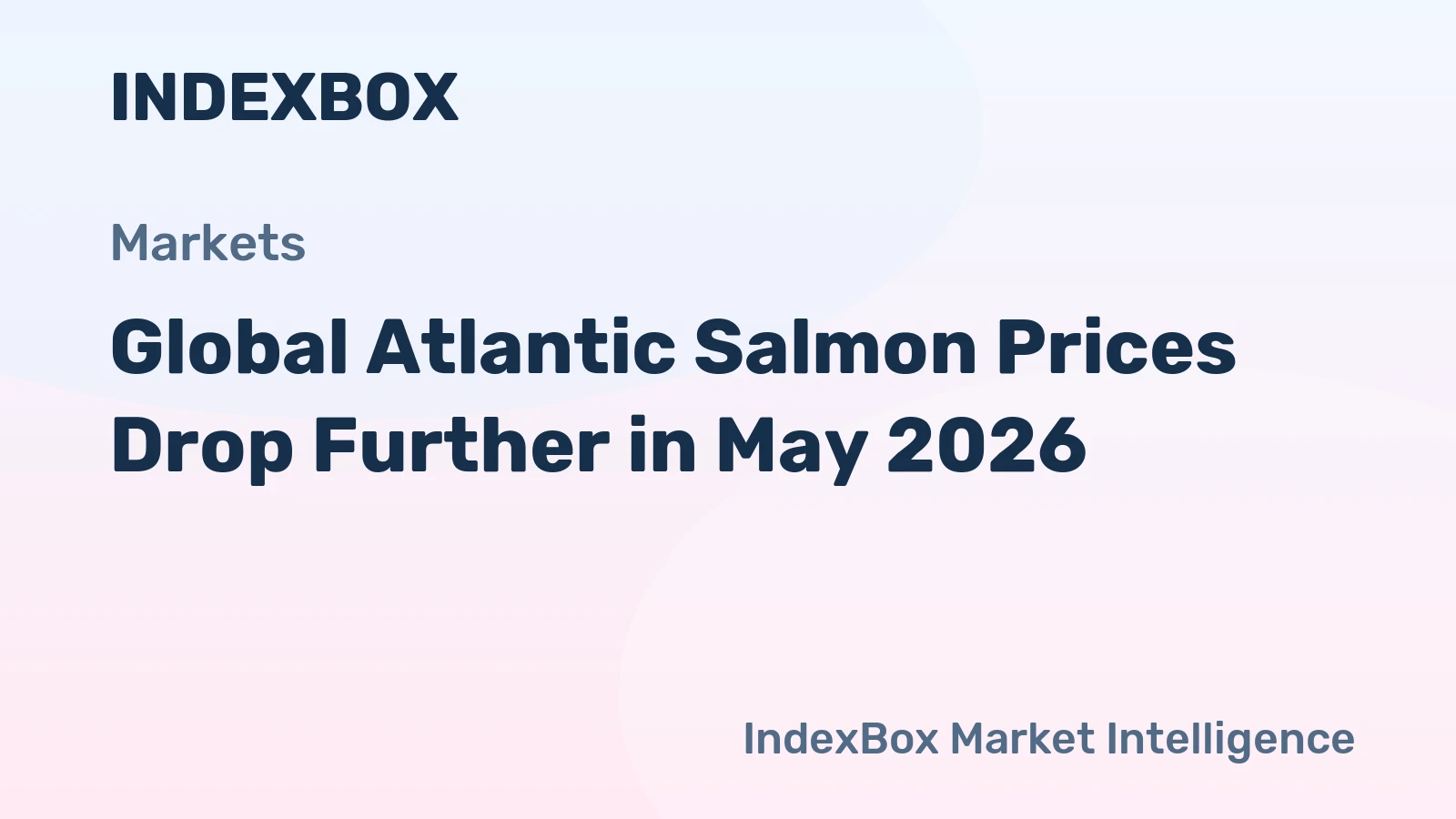 Global Atlantic Salmon Prices Drop Further in May 2026