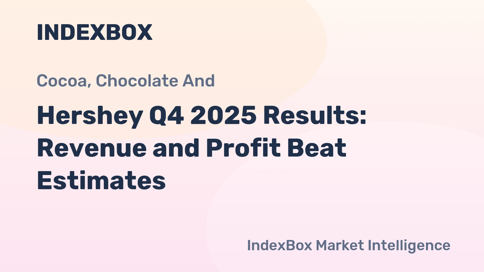 Hershey Q4 2025 Results: Revenue and Profit Beat Estimates