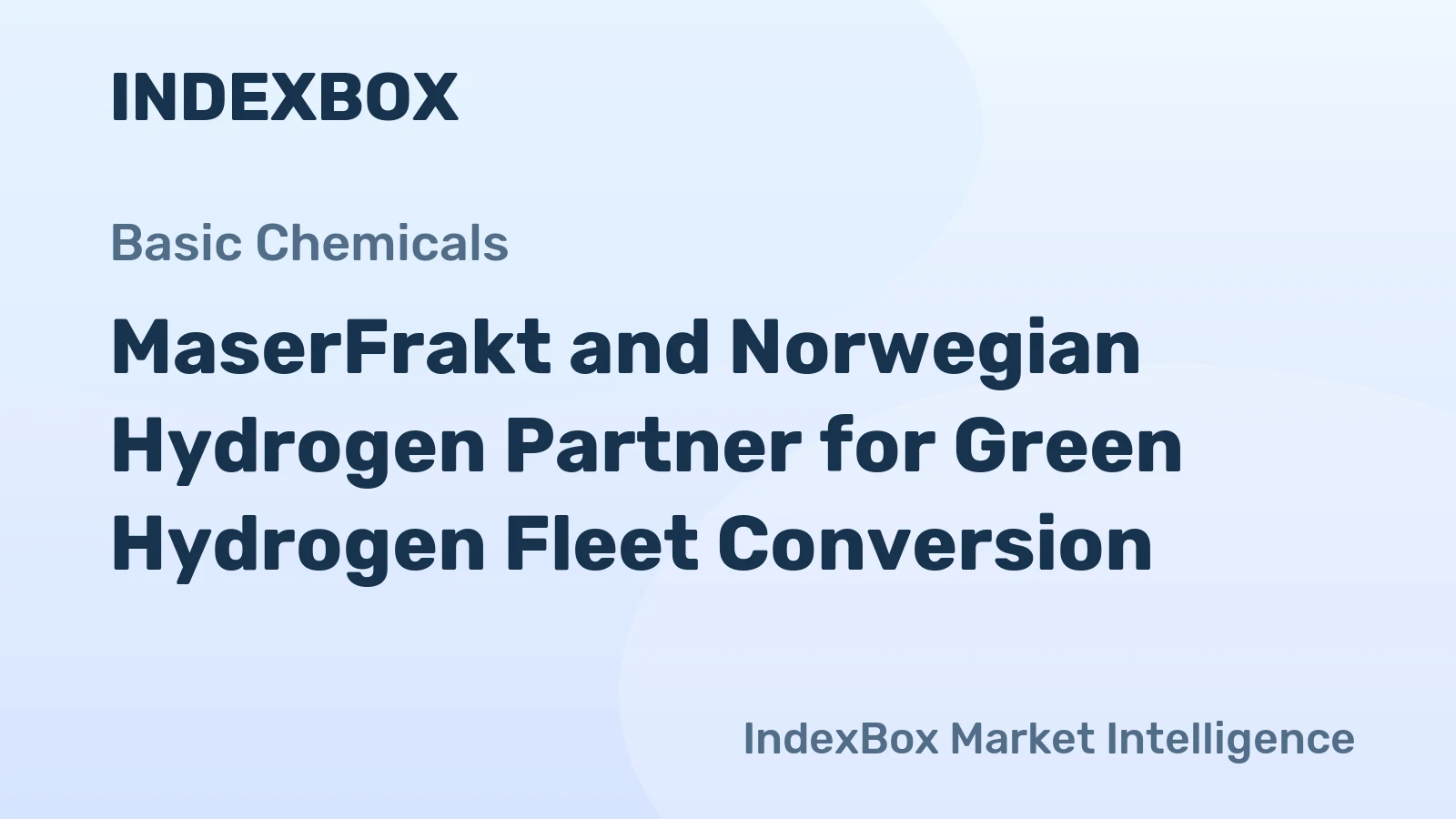MaserFrakt and Norwegian Hydrogen Partner for Green Hydrogen Fleet Conversion