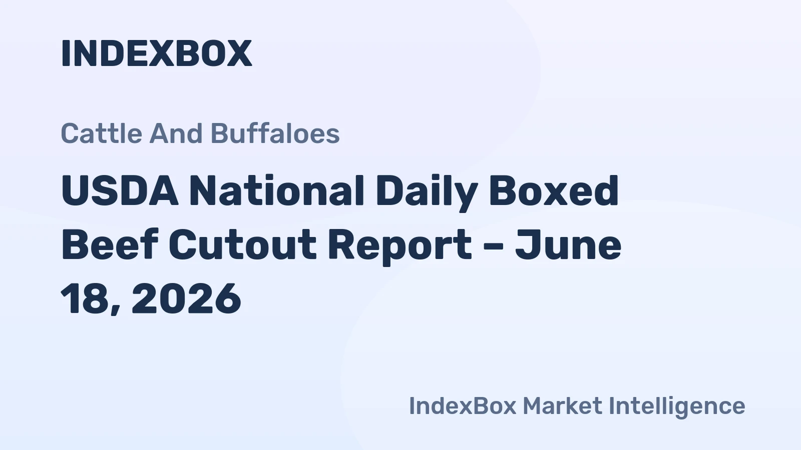 USDA National Daily Boxed Beef Cutout Report – June 18, 2026