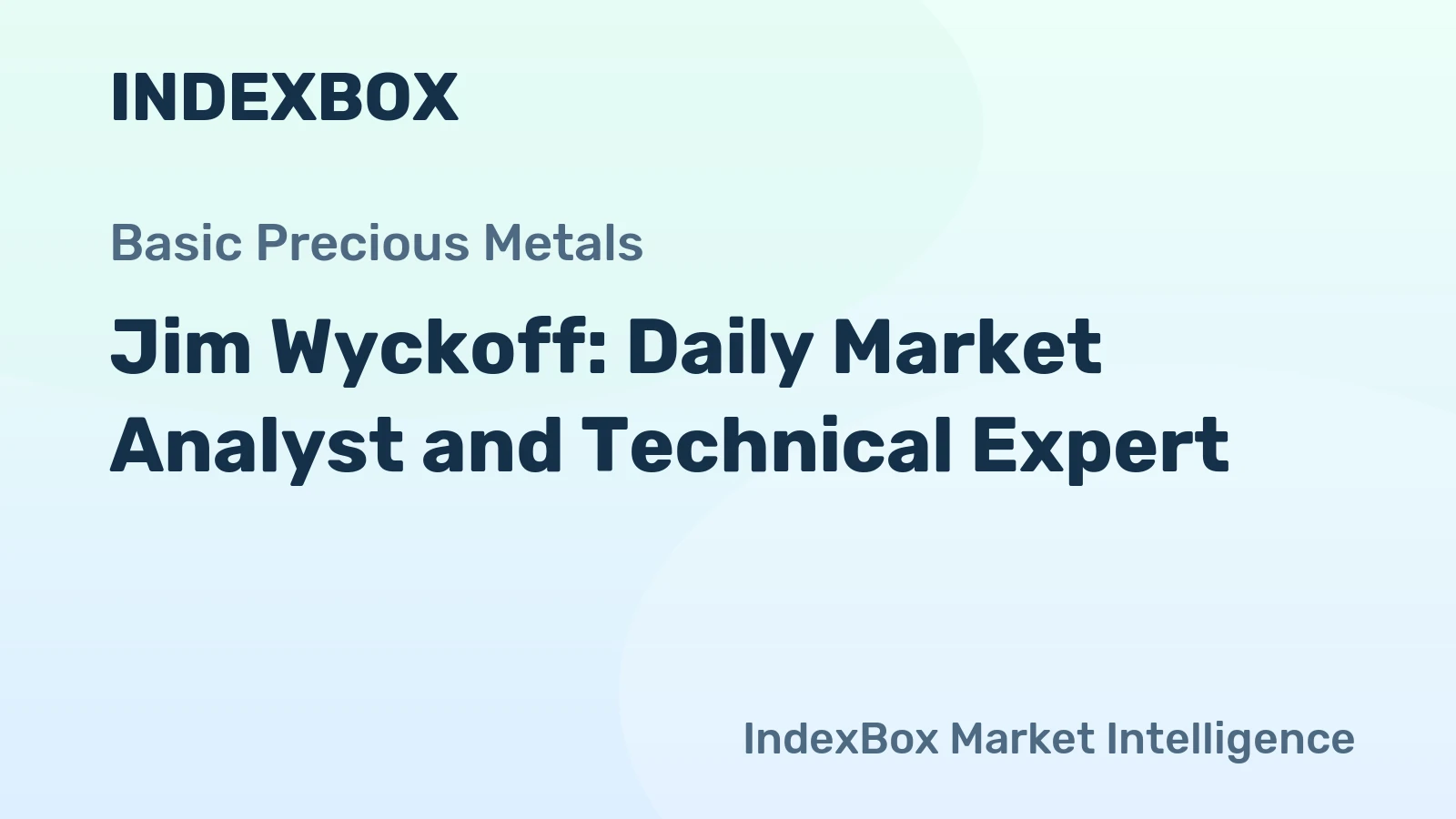 Jim Wyckoff: Daily Market Analyst and Technical Expert
