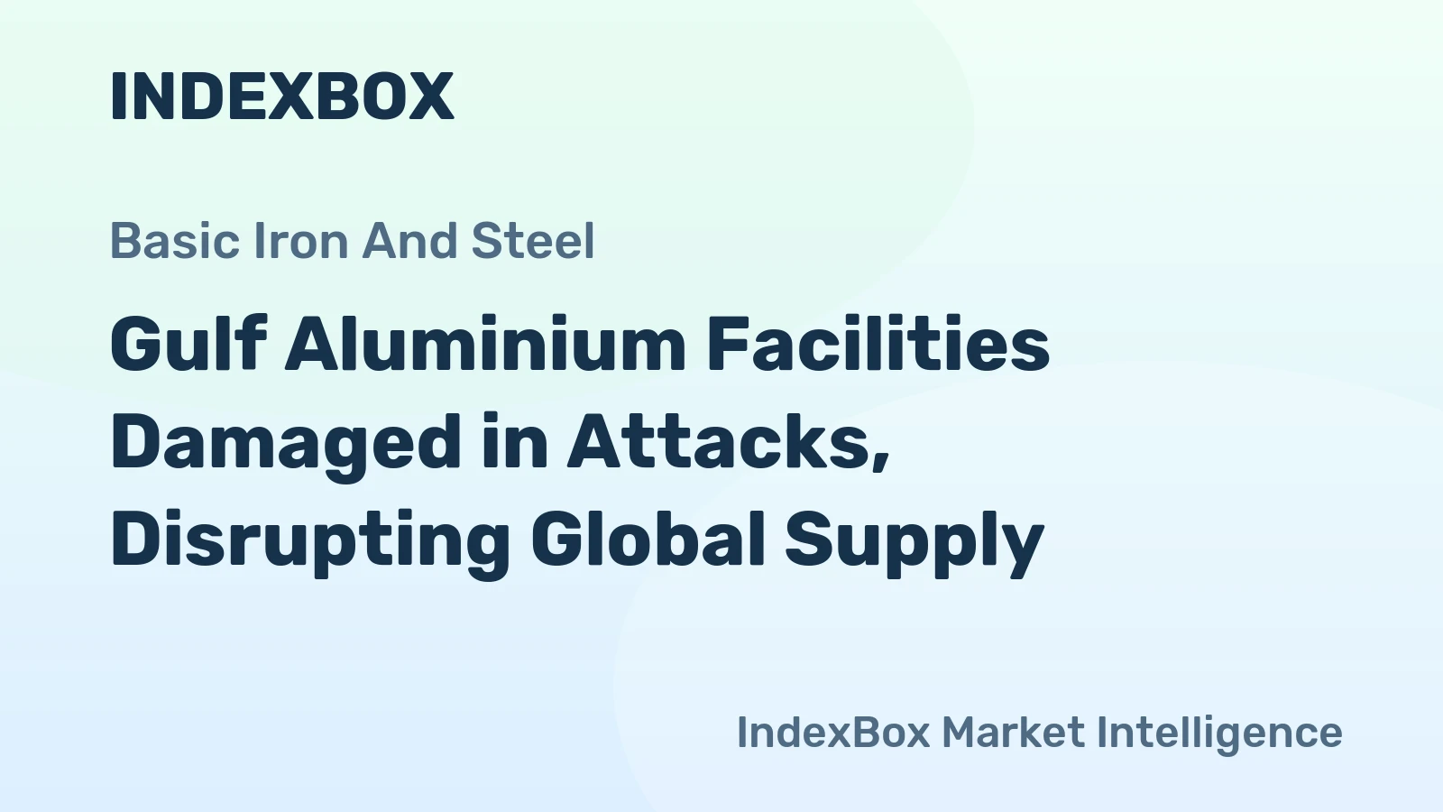 Gulf Aluminium Facilities Damaged in Attacks, Disrupting Global Supply