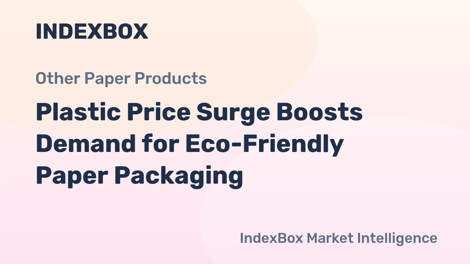 Plastic Price Surge Boosts Demand for Eco-Friendly Paper Packaging