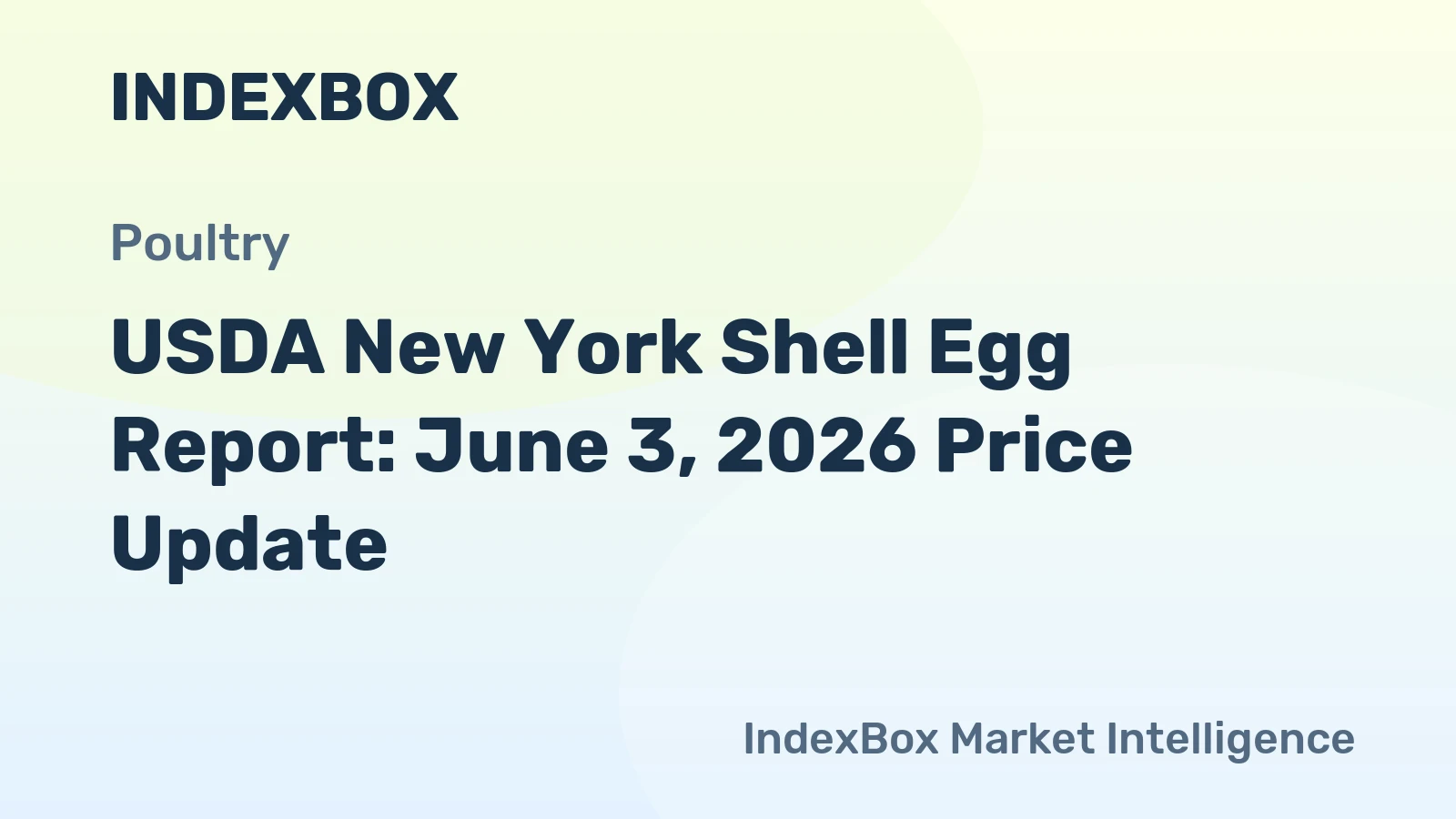 USDA New York Shell Egg Report: June 3, 2026 Price Update