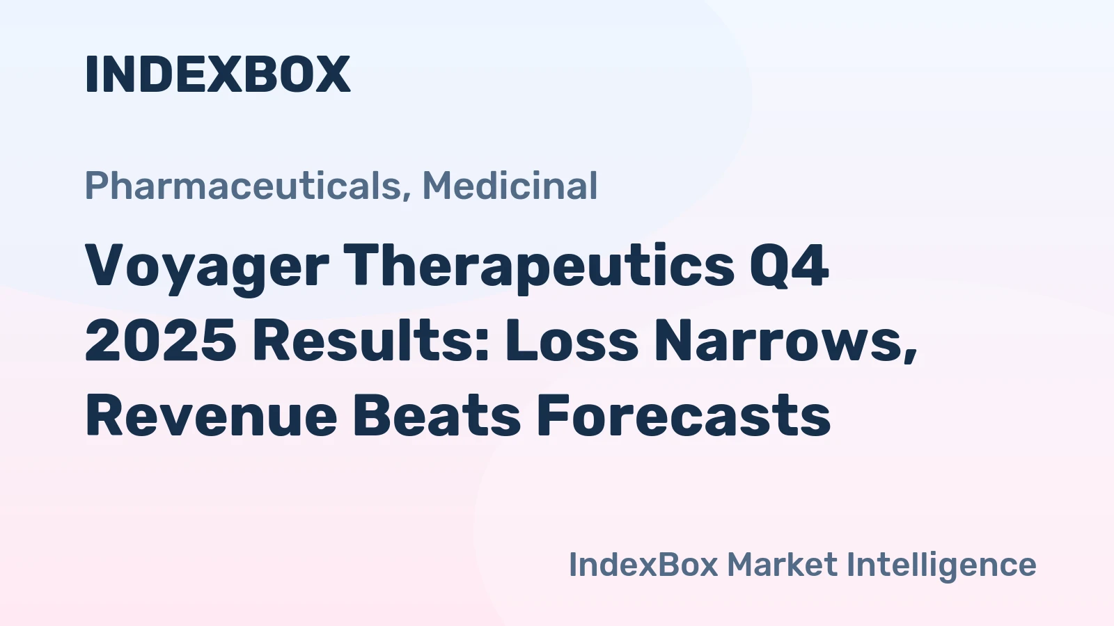 Voyager Therapeutics Q4 2025 Results: Loss Narrows, Revenue Beats Forecasts