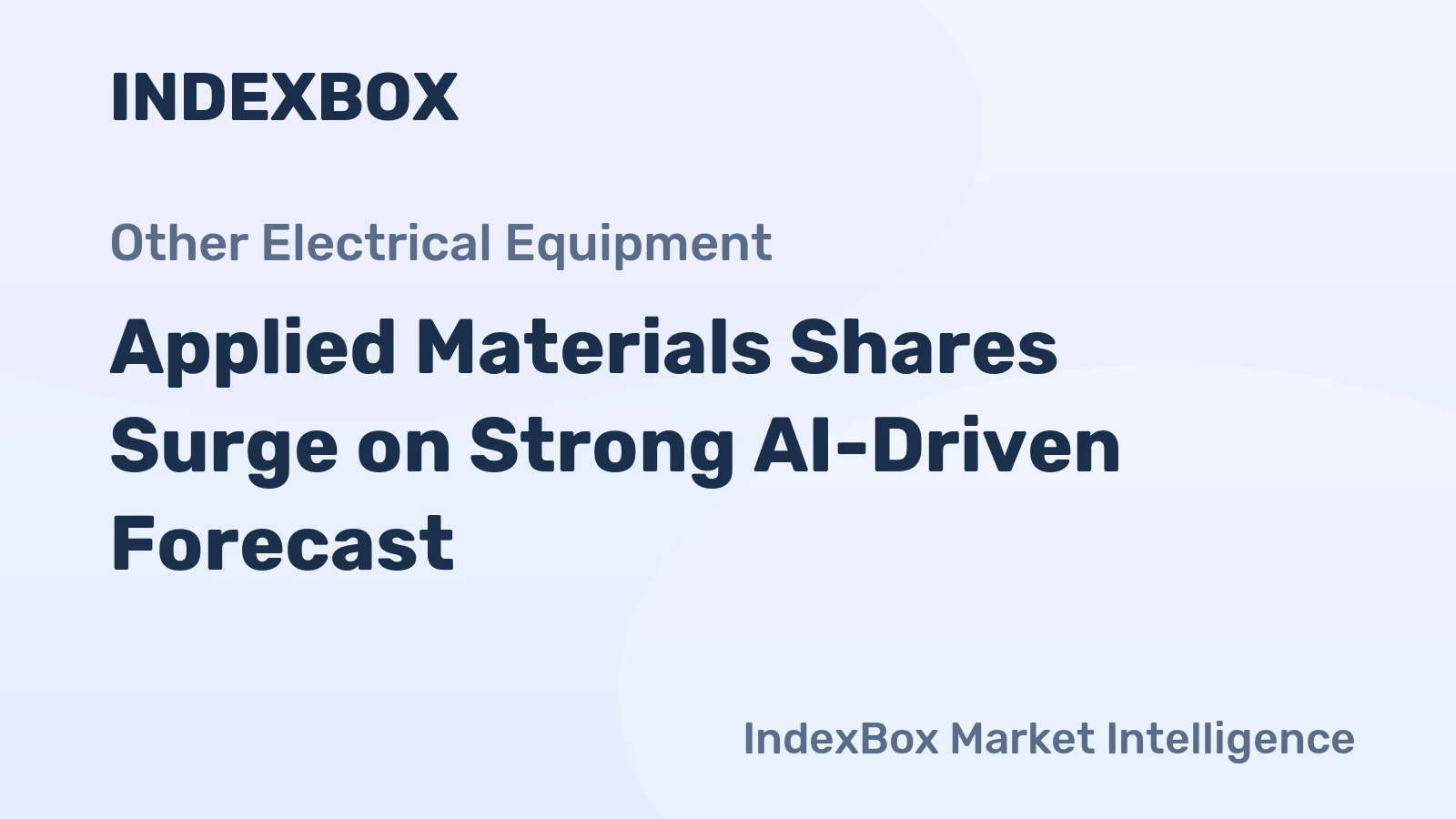 Applied Materials Shares Surge on Strong AI-Driven Forecast