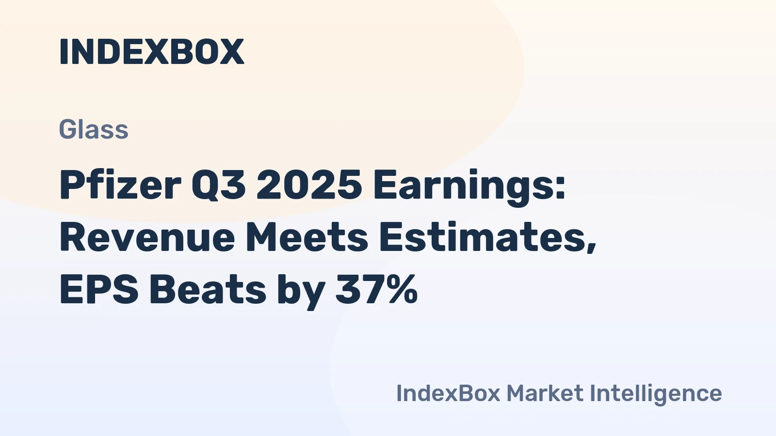 Pfizer Q3 2025 Earnings: Revenue Meets Estimates, EPS Beats by 37%