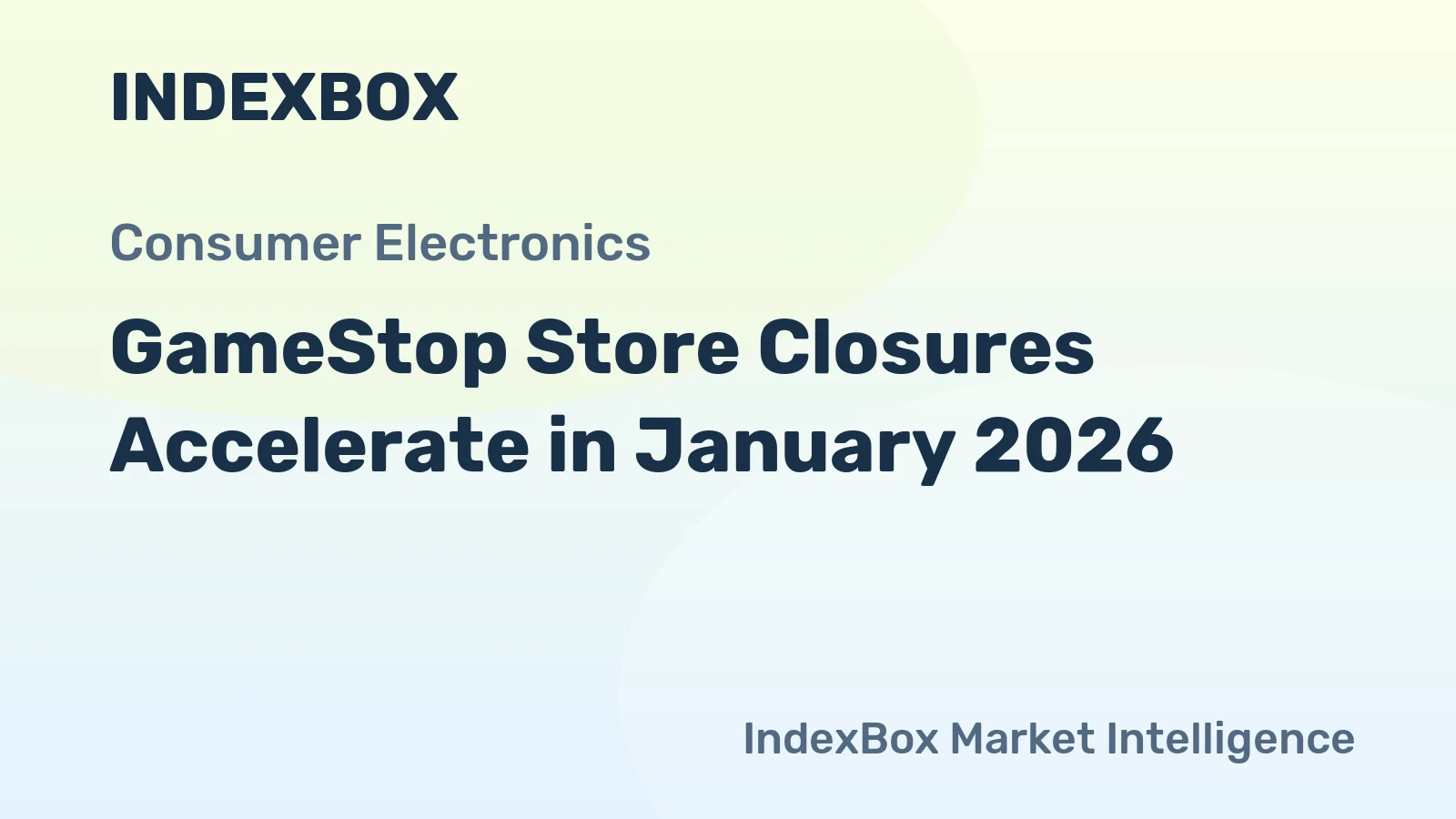 GameStop Store Closures Accelerate in January 2026