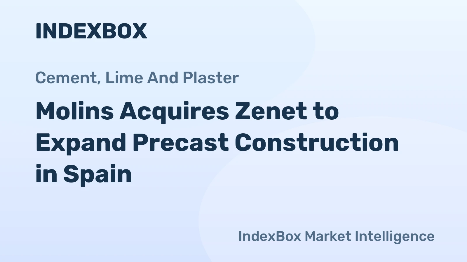 Molins Acquires Zenet to Expand Precast Construction in Spain