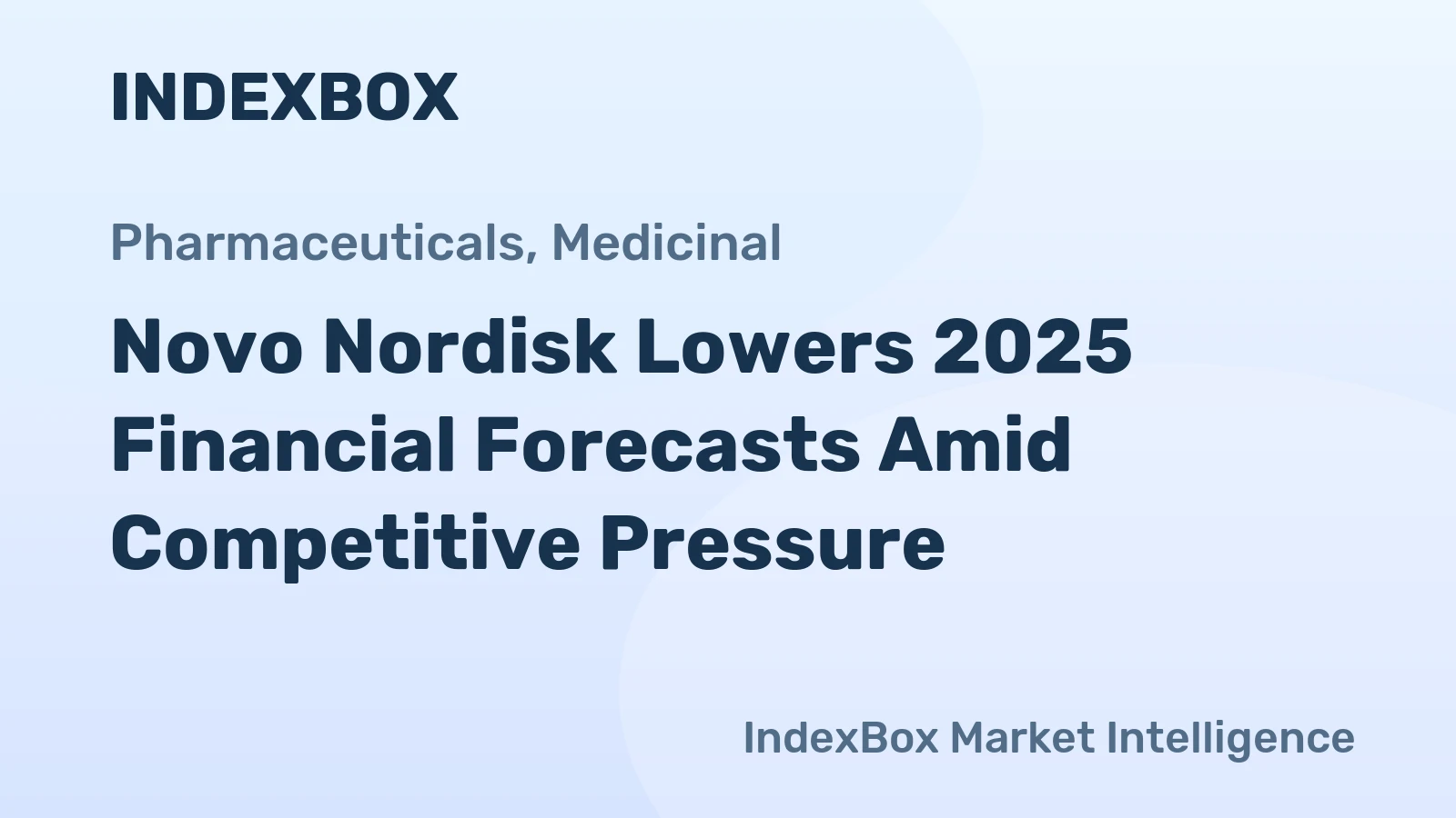 Novo Nordisk Lowers 2025 Financial Forecasts Amid Competitive Pressure
