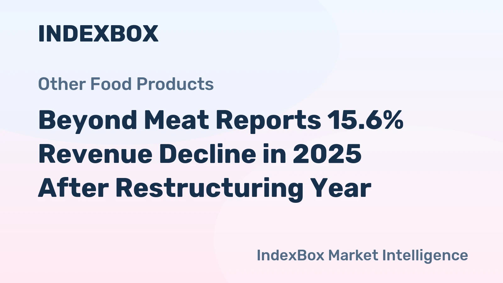 Beyond Meat Reports 15.6% Revenue Decline in 2025 After Restructuring Year