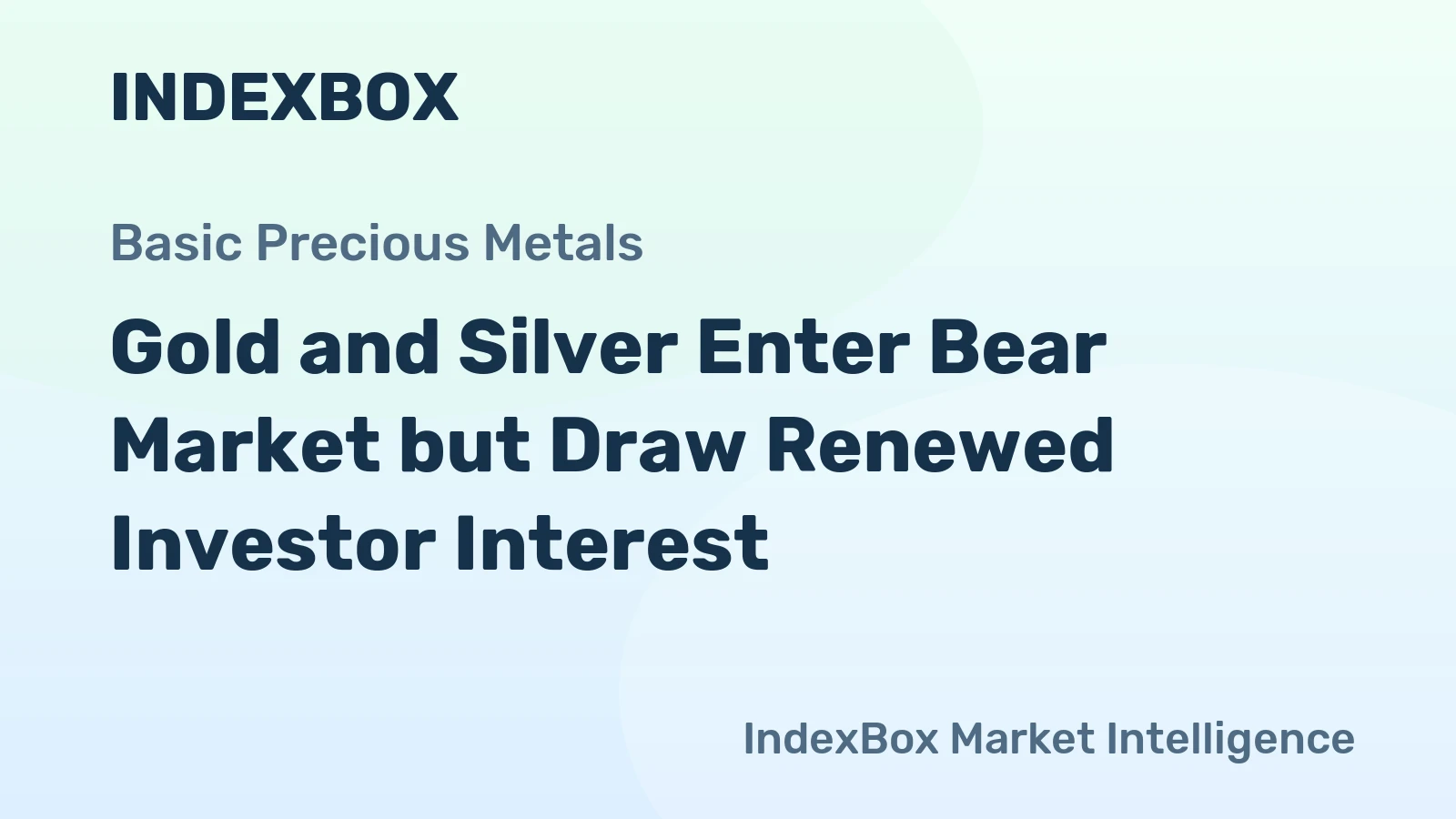 Gold and Silver Enter Bear Market but Draw Renewed Investor Interest