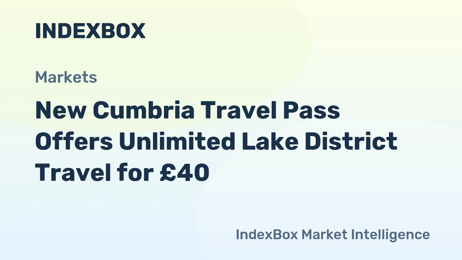New Cumbria Travel Pass Offers Unlimited Lake District Travel for £40