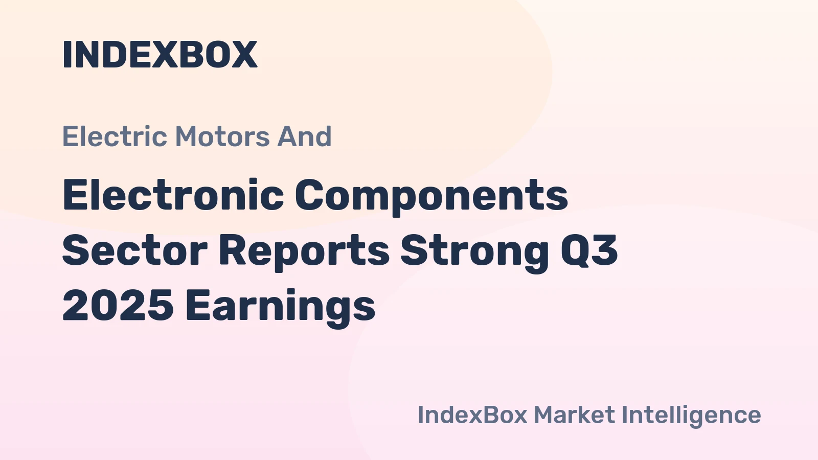 Electronic Components Sector Reports Strong Q3 2025 Earnings