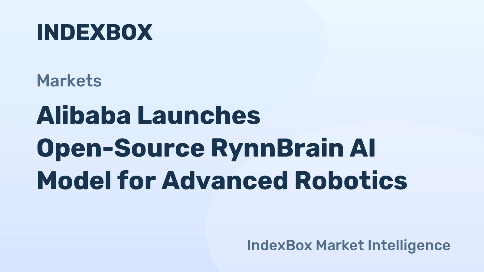 Alibaba Launches Open-Source RynnBrain AI Model for Advanced Robotics