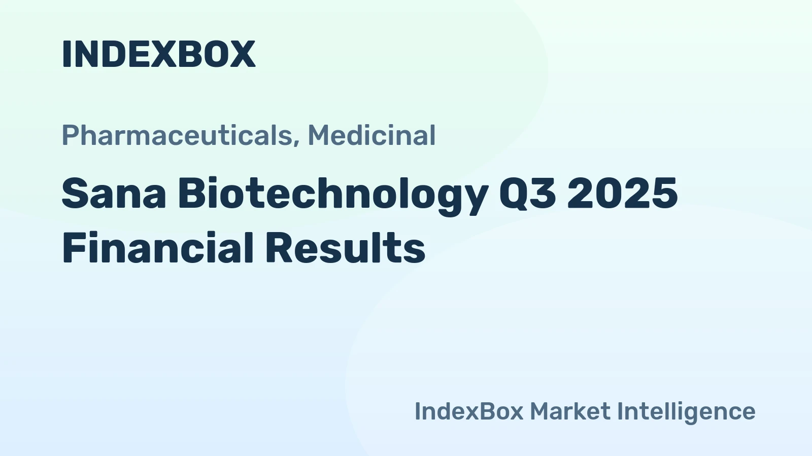 Sana Biotechnology Q3 2025 Financial Results