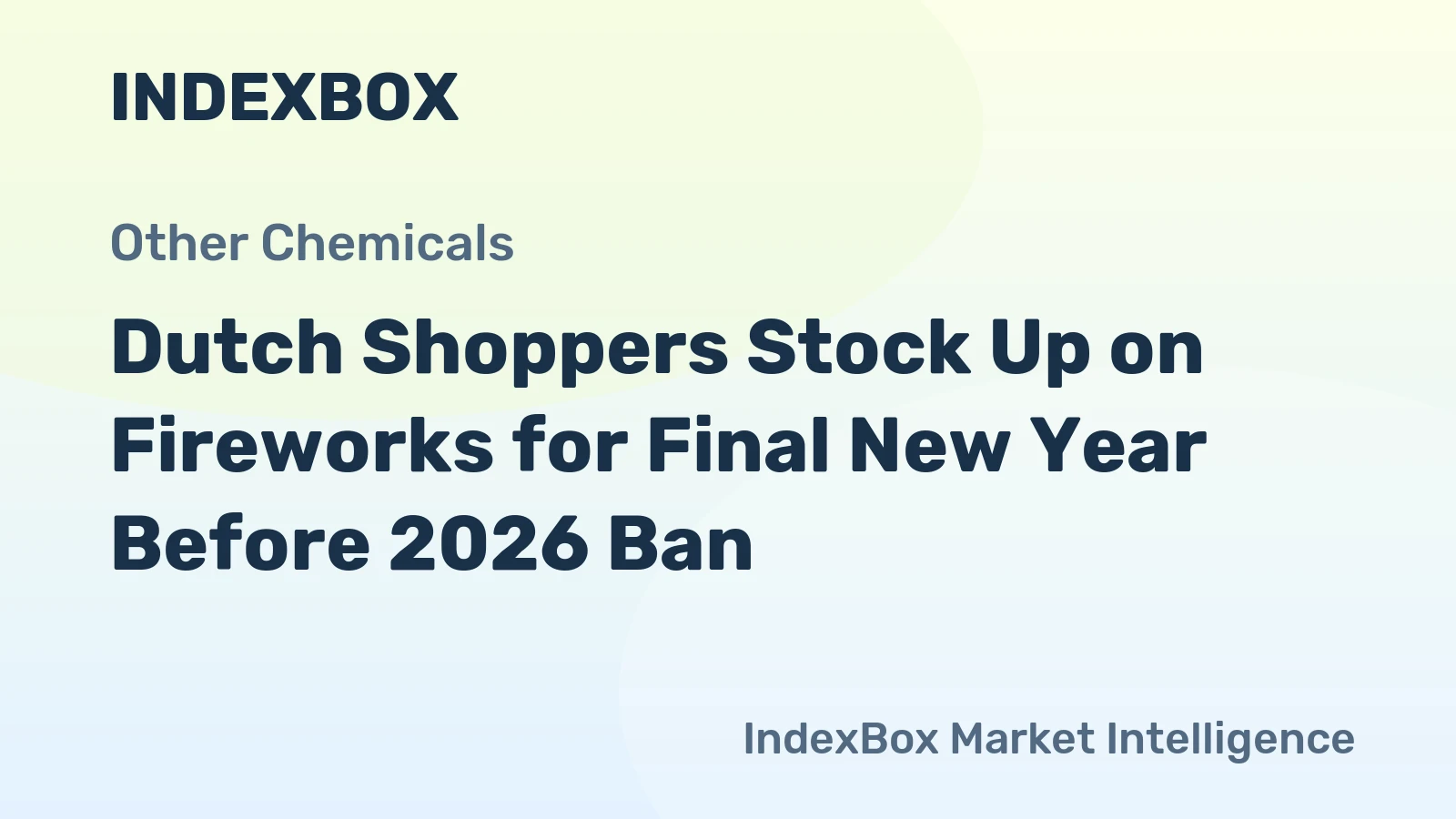 Dutch Shoppers Stock Up on Fireworks for Final New Year Before 2026 Ban