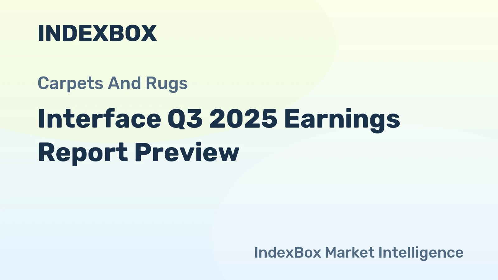 Interface Q3 2025 Earnings Report Preview