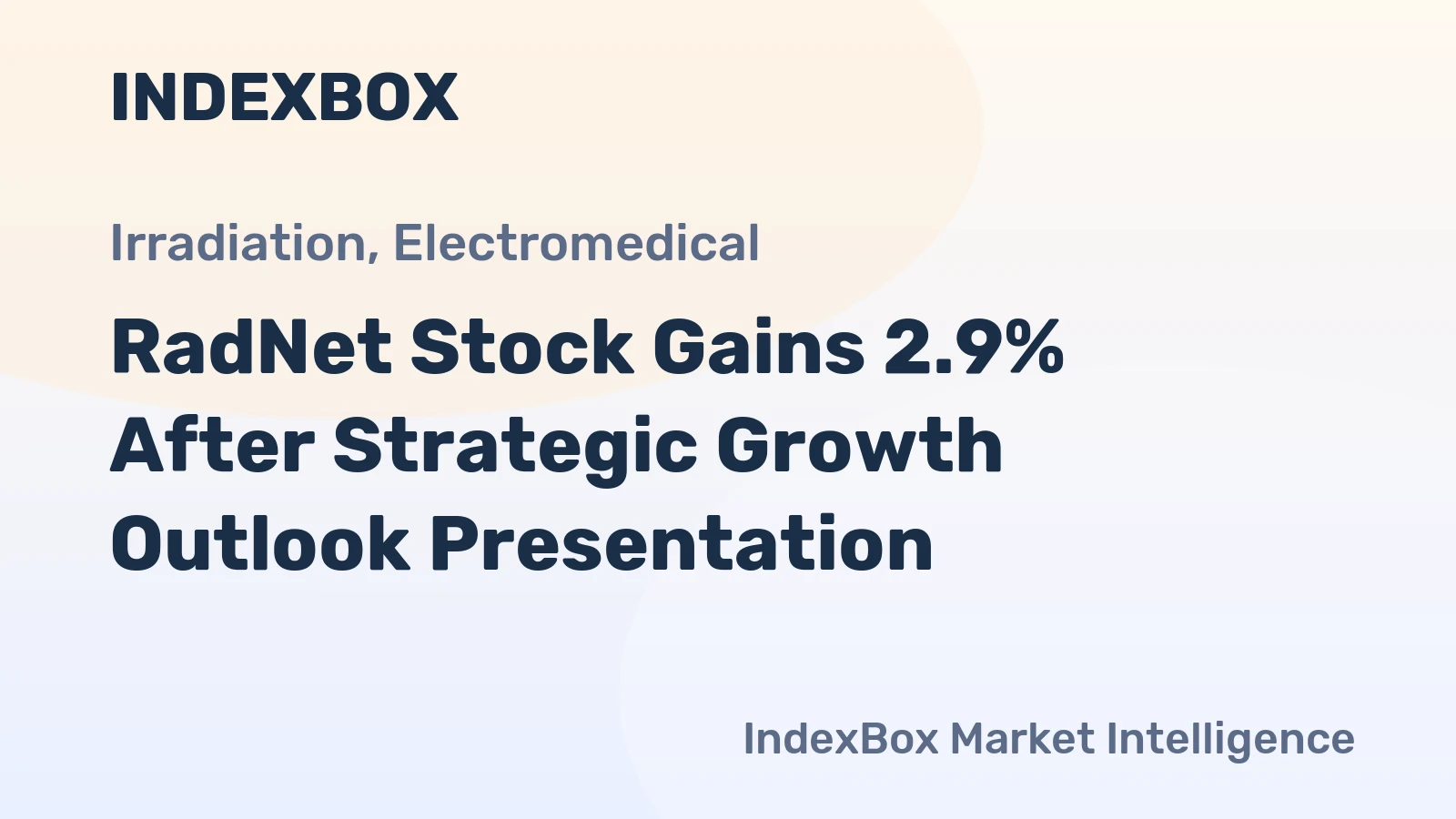 RadNet Stock Gains 2.9% After Strategic Growth Outlook Presentation