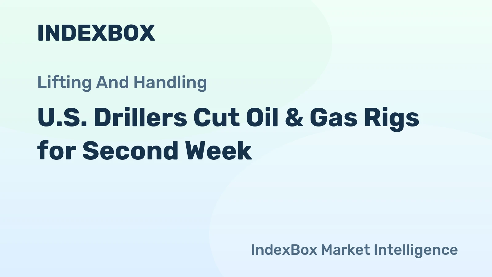 U.S. Drillers Cut Oil & Gas Rigs for Second Week