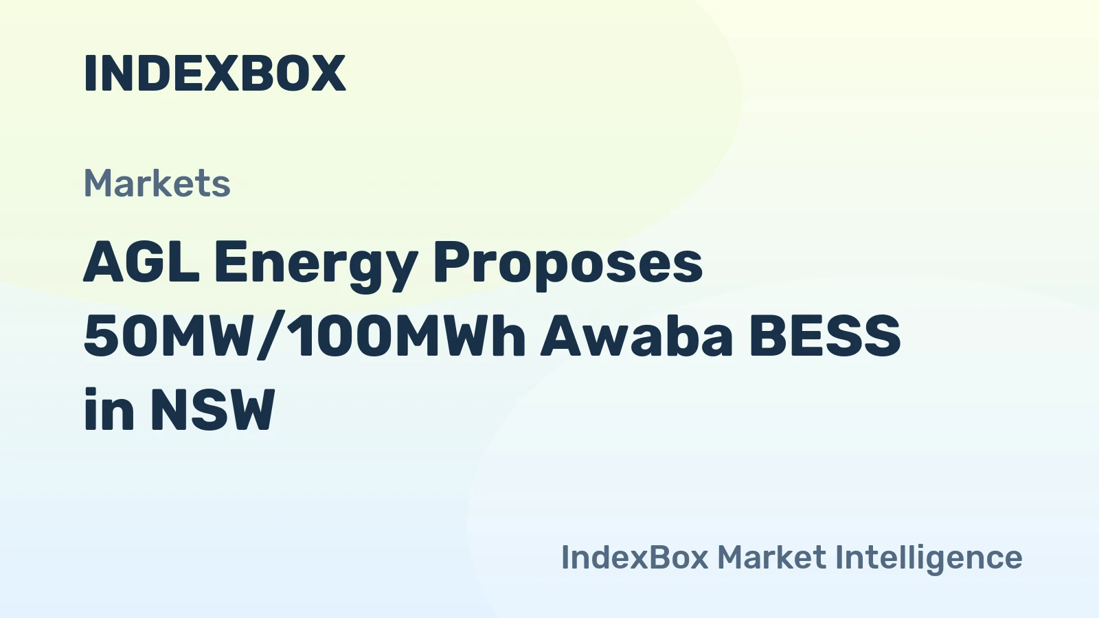 AGL Energy Proposes 50MW/100MWh Awaba BESS in NSW